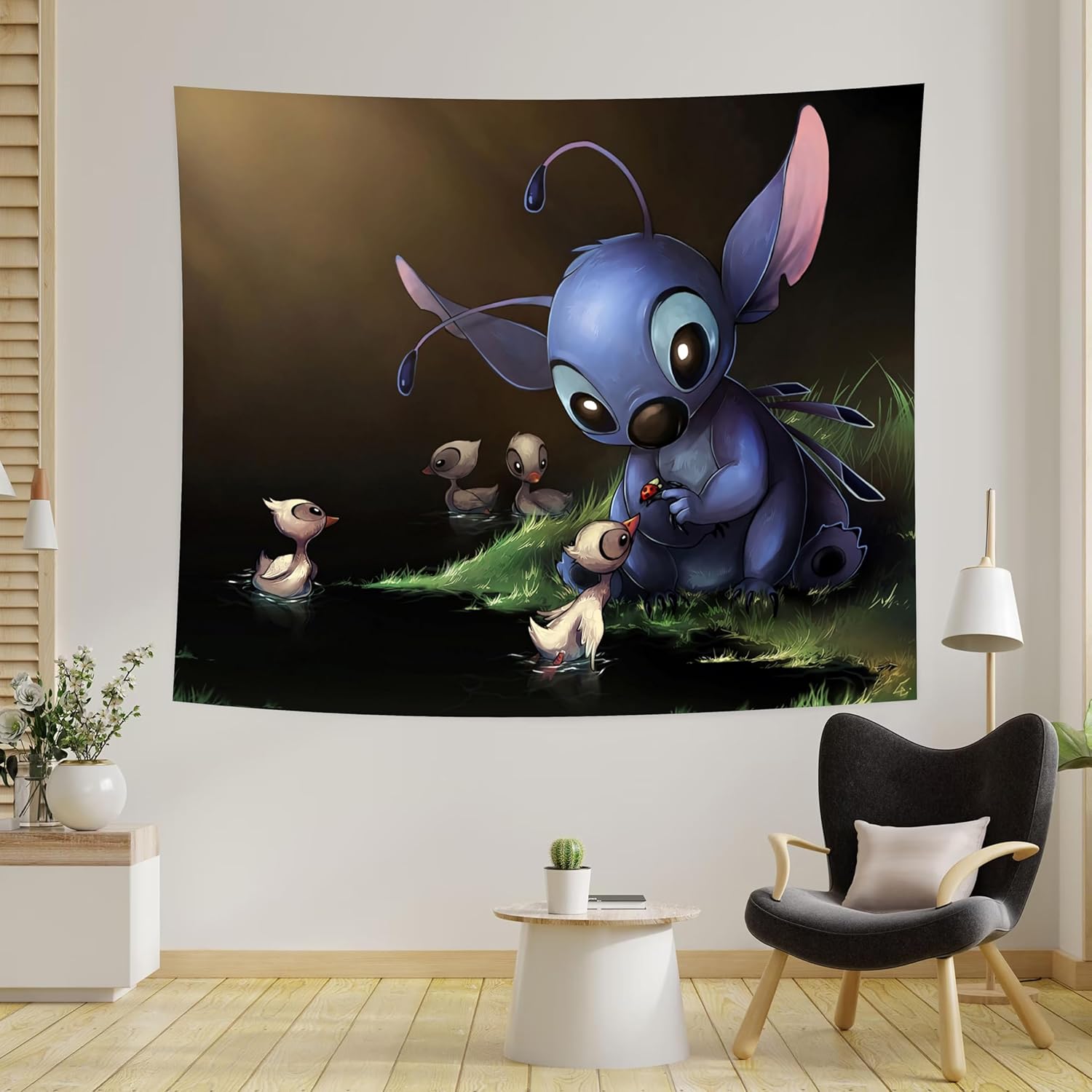 Amazon.com: Stitch Tapestry, Stitch Poster, Ohana Means Family, Stitch ...