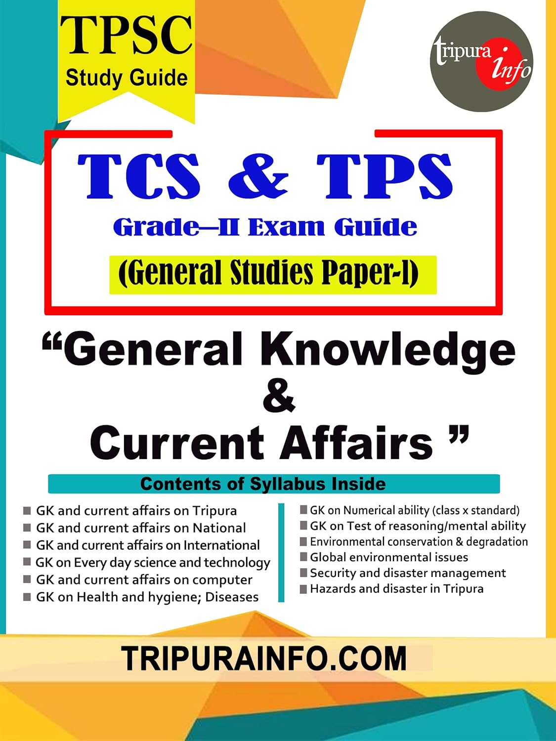 TCS & TPS Grade –II Main Exam Guide General Studies Paper-I eBook ...
