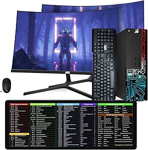 Amazon.com: TechMagnet Computer Desktop PC, Intel Core i7, Siwa 8, 16GB RAM, 128 GB Boot + 1TB ...