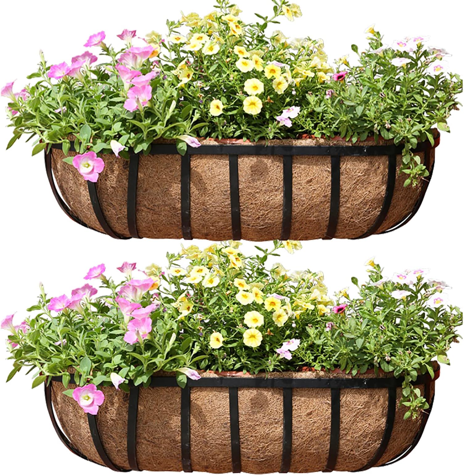 Amazon.com : 24 Inch Railing Planter Window Box Deck Balcony Rail ...