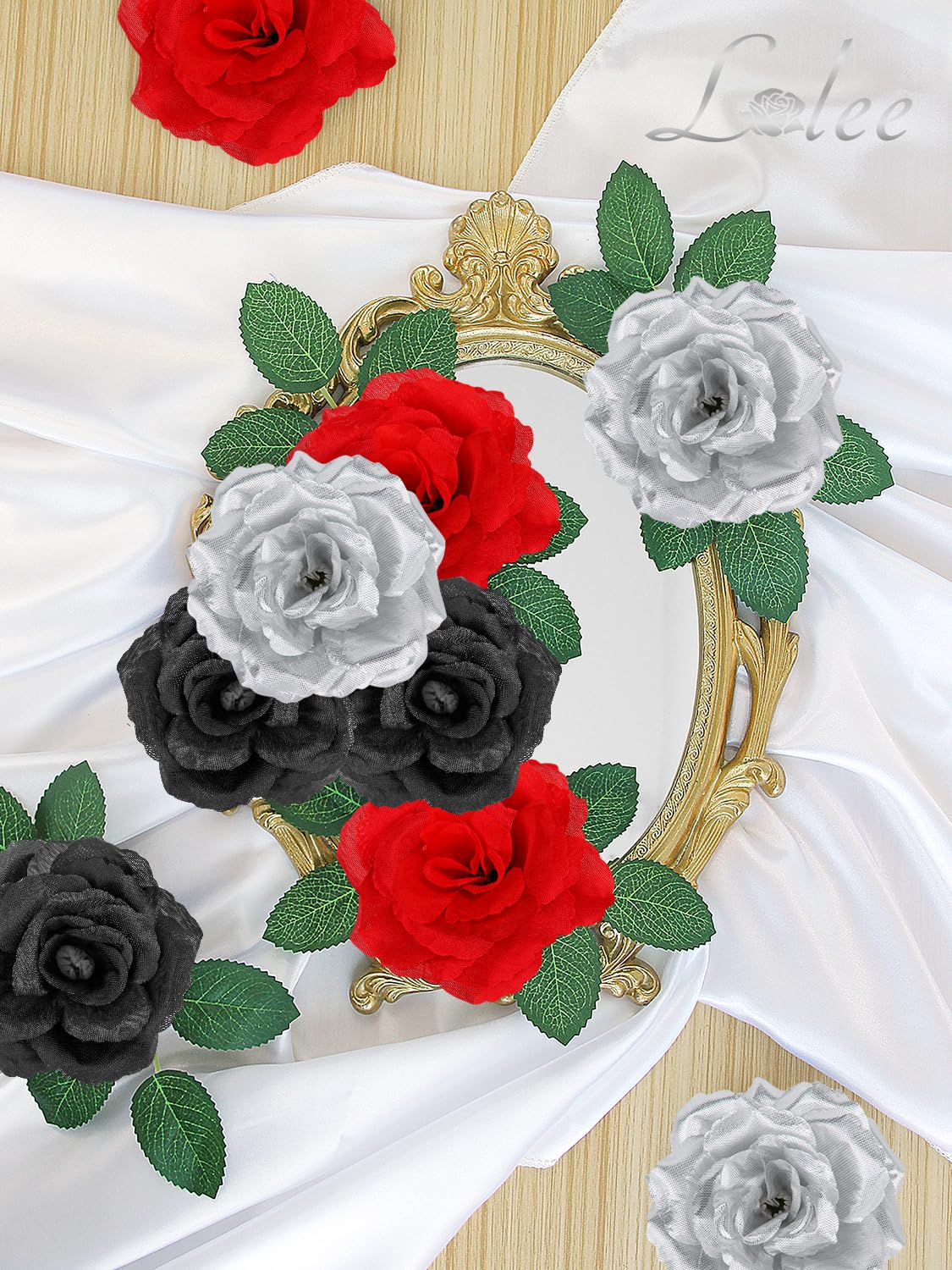 Snapklik.com : 108pcs Roses Head Flowers