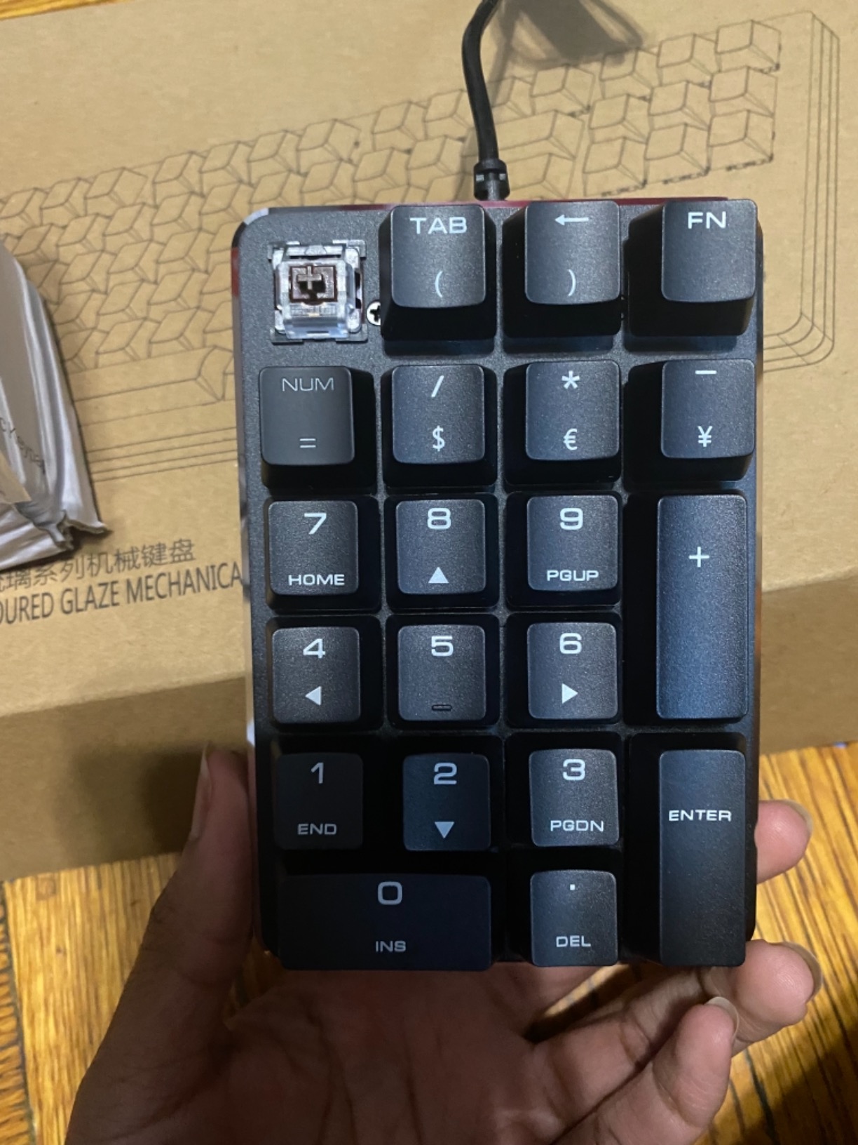 Amazon.com: Magicforce USB Numeric Keypad, Mechanical USB Wired Numeric ...