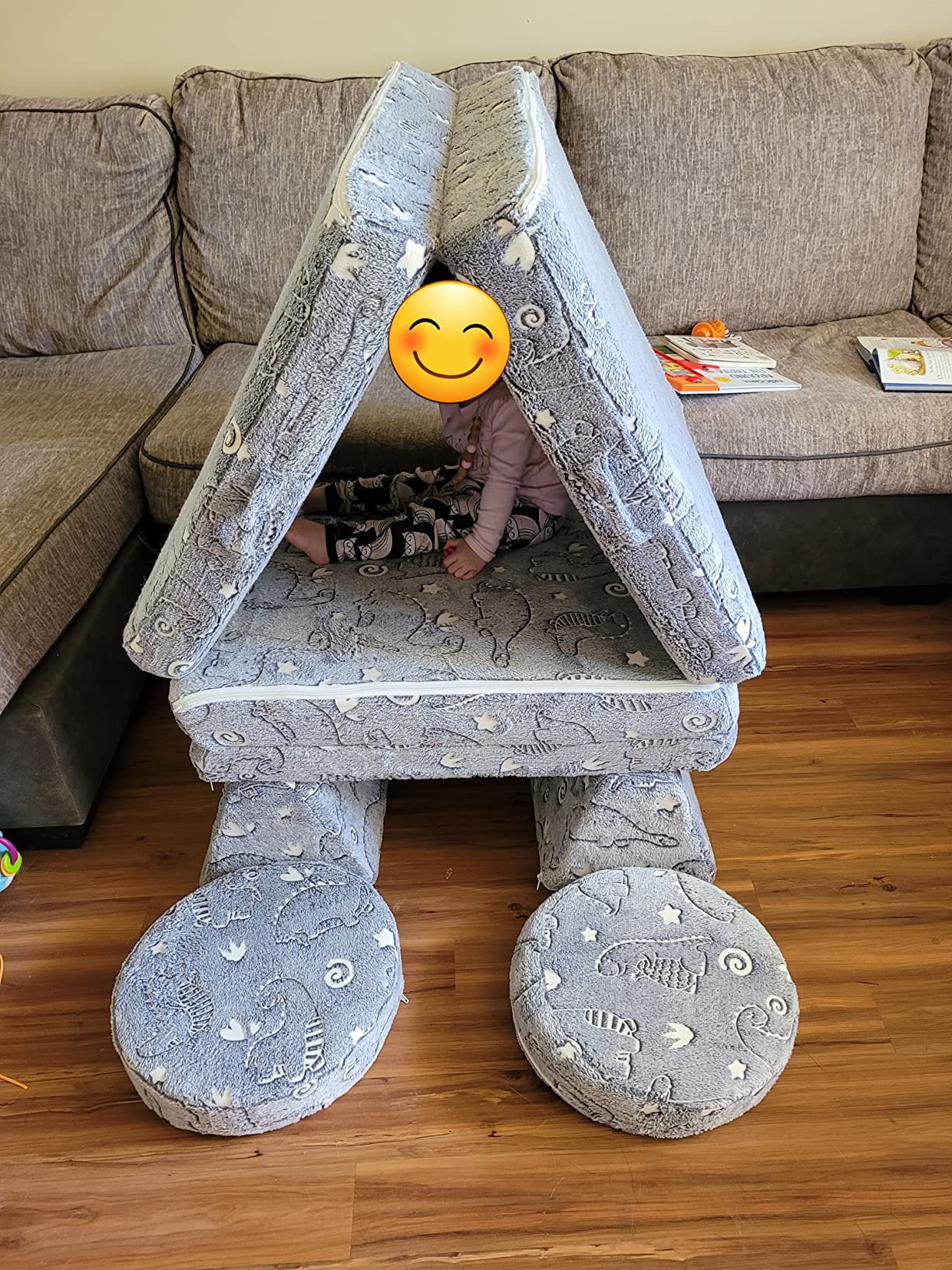 $30/mo - Finance MeMoreCool Nugget Couch Kids Fort Modular Kids Couch ...