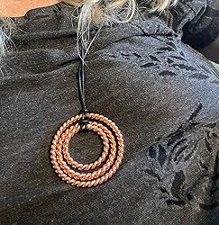 nitaru Tensor Rings Copper, 3 Ring Cubit Tensor Pendant, Tensor Rings ...