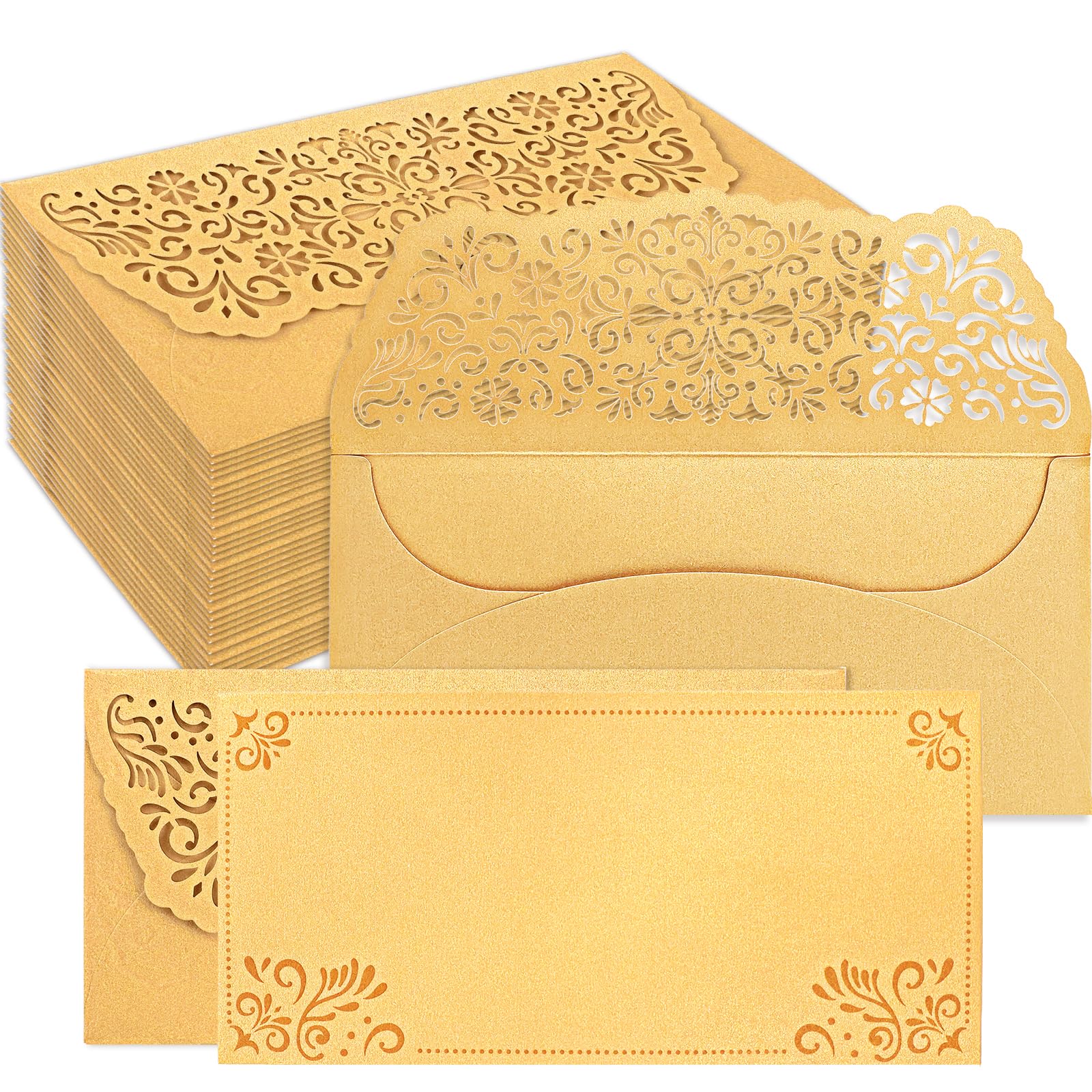 Amazon.com : 24PCS Gold Money Envelopes for Cash Gift Valentine's Day ...