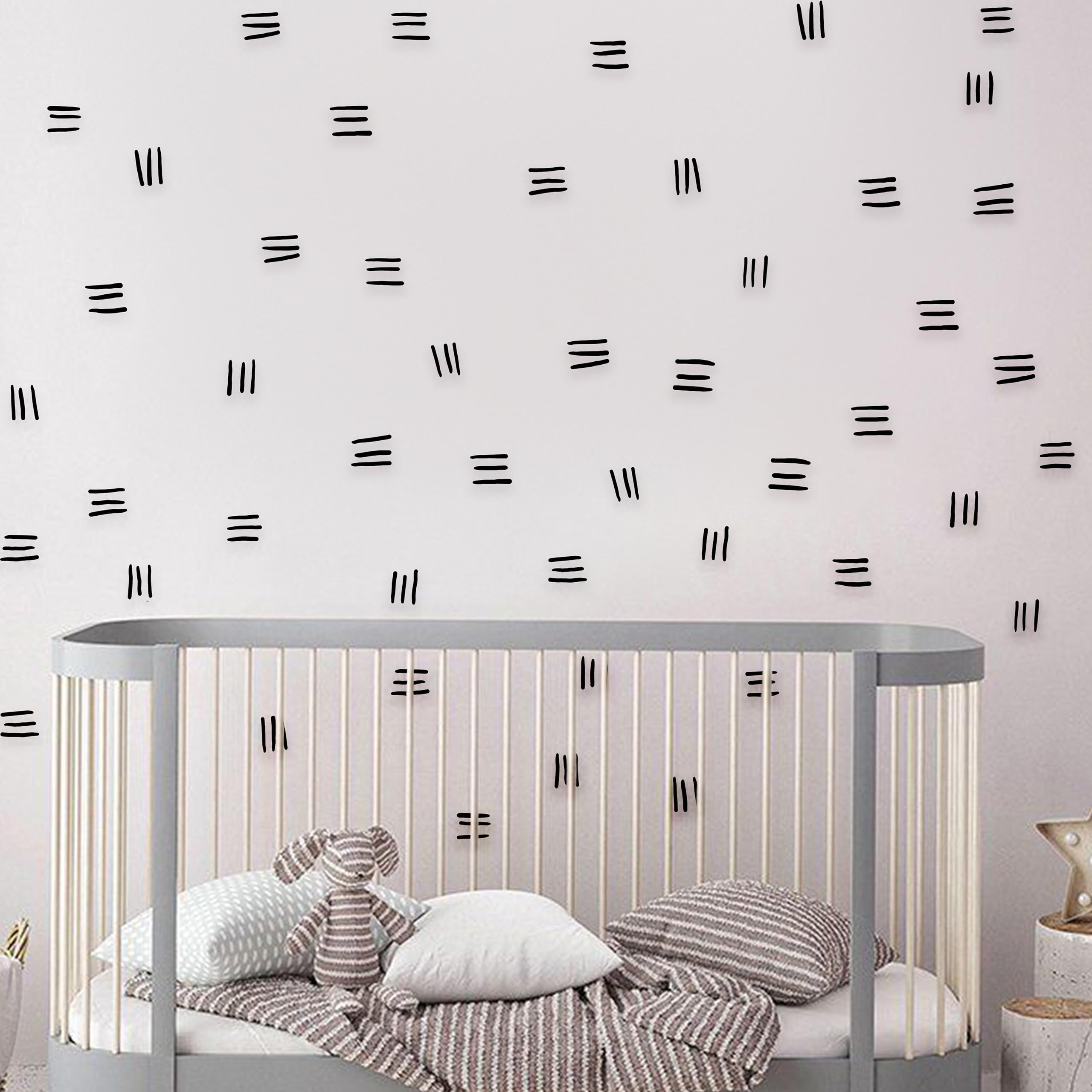 Line Wall Decals Easy DIY Modern Wall Art Acrylic Paintings Party