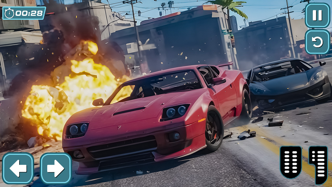 Car Crash Simulator 3D Game 2024: Beamng Car Crash Derby Demolition Car ...