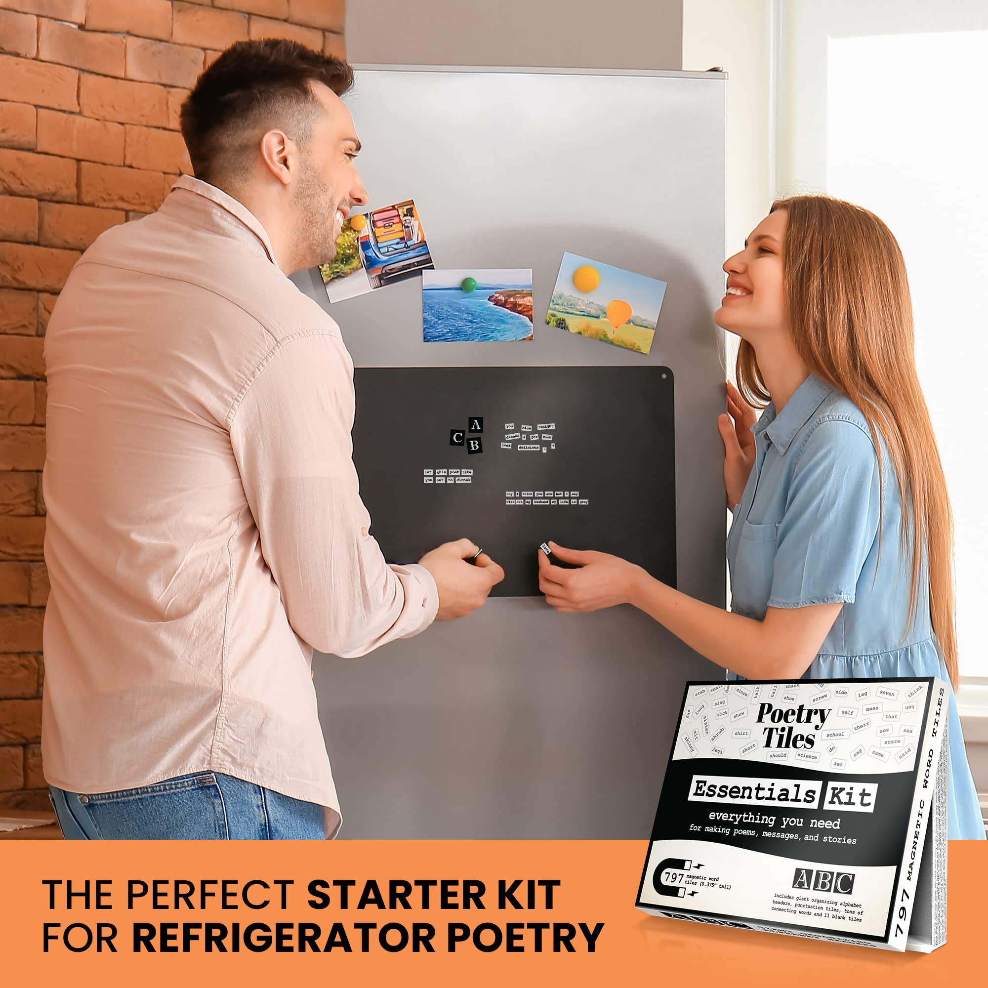 Snapklik.com : Poetry Tiles Essential Kit - 797 Word Magnets For Fridge ...