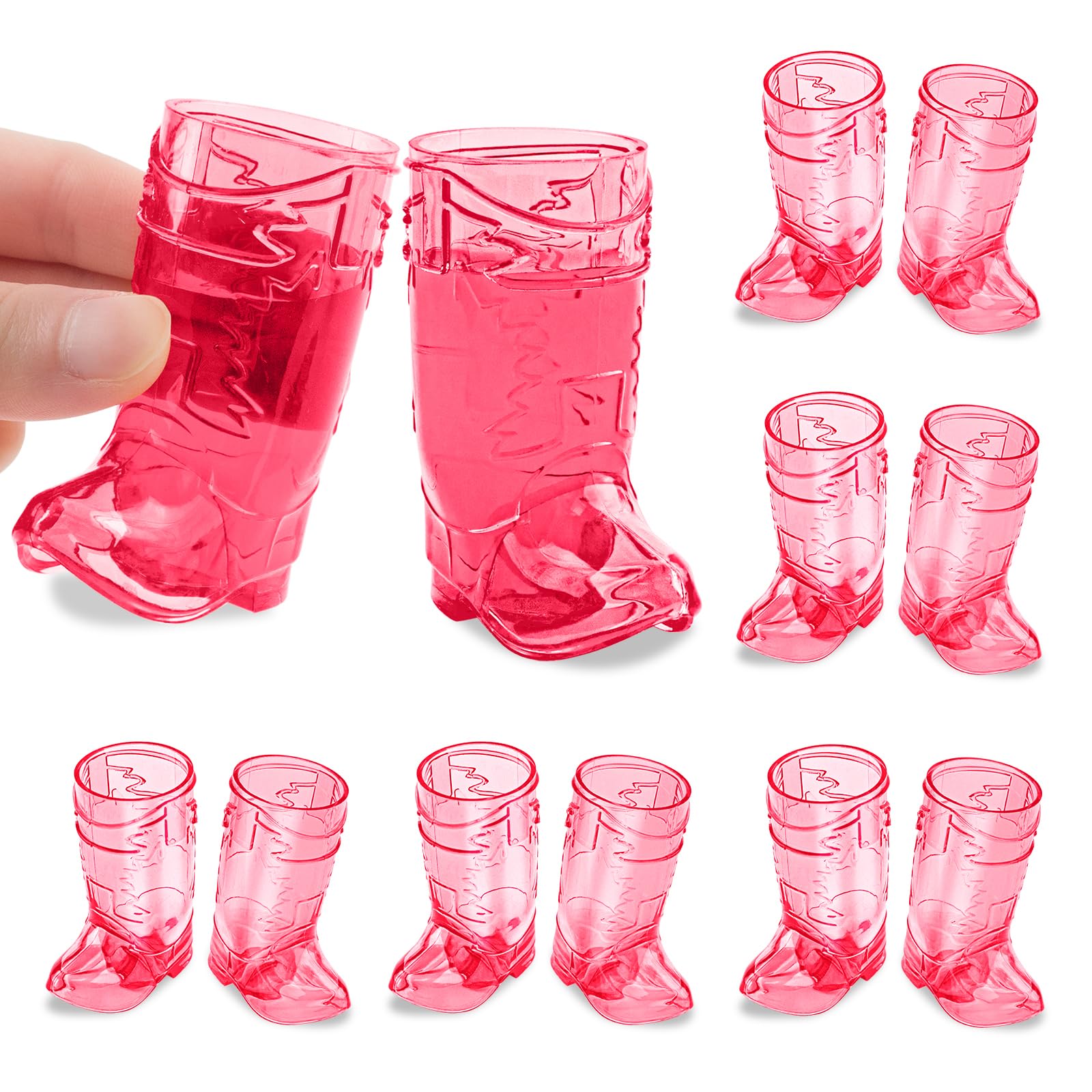 Amazon.com: YAXINRUI Cowboy Boot Shot Glasses - 12 Pcs 1 Oz Mini ...