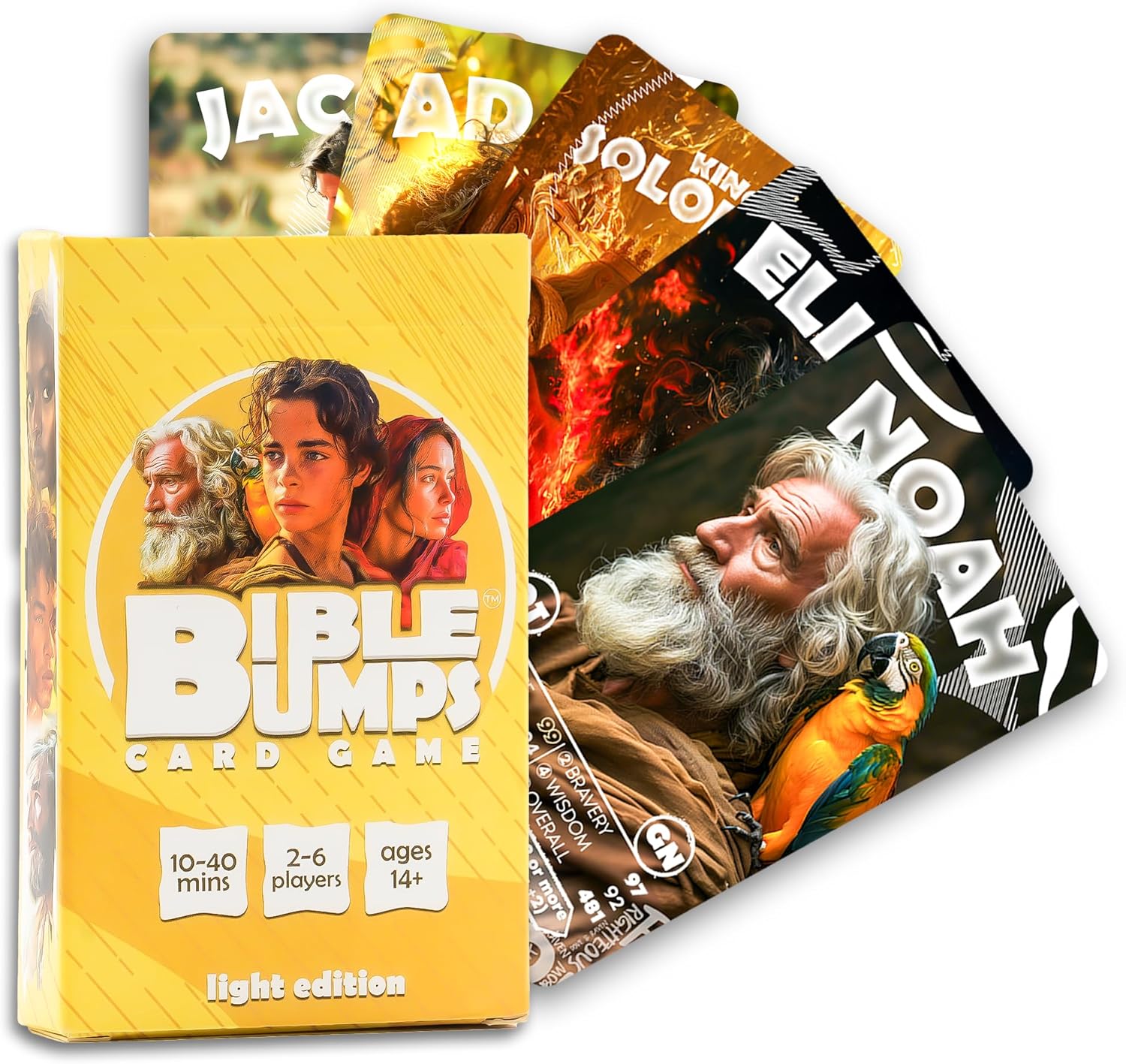 Amazon.com: bible bumps Light Edition - Christian Card Game for Family & Friends, Faith-Building ...