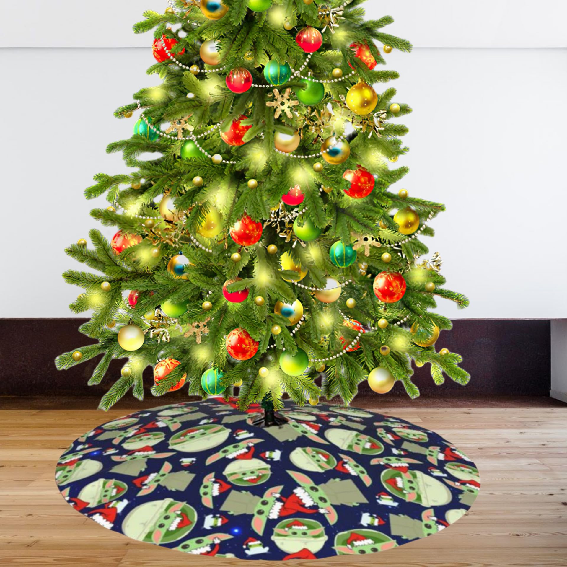 Amazon.com: Generic Christmas Tree Skirt Ornaments Xmas Tree Skirt Home ...