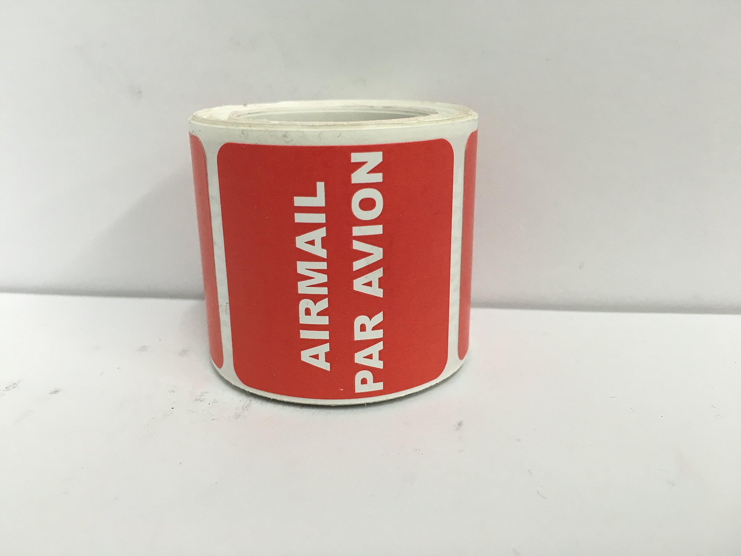 Amazon.com : 1 Roll 1.5x1.5 AIRMAIL PAR Avion Handle with Care Special ...