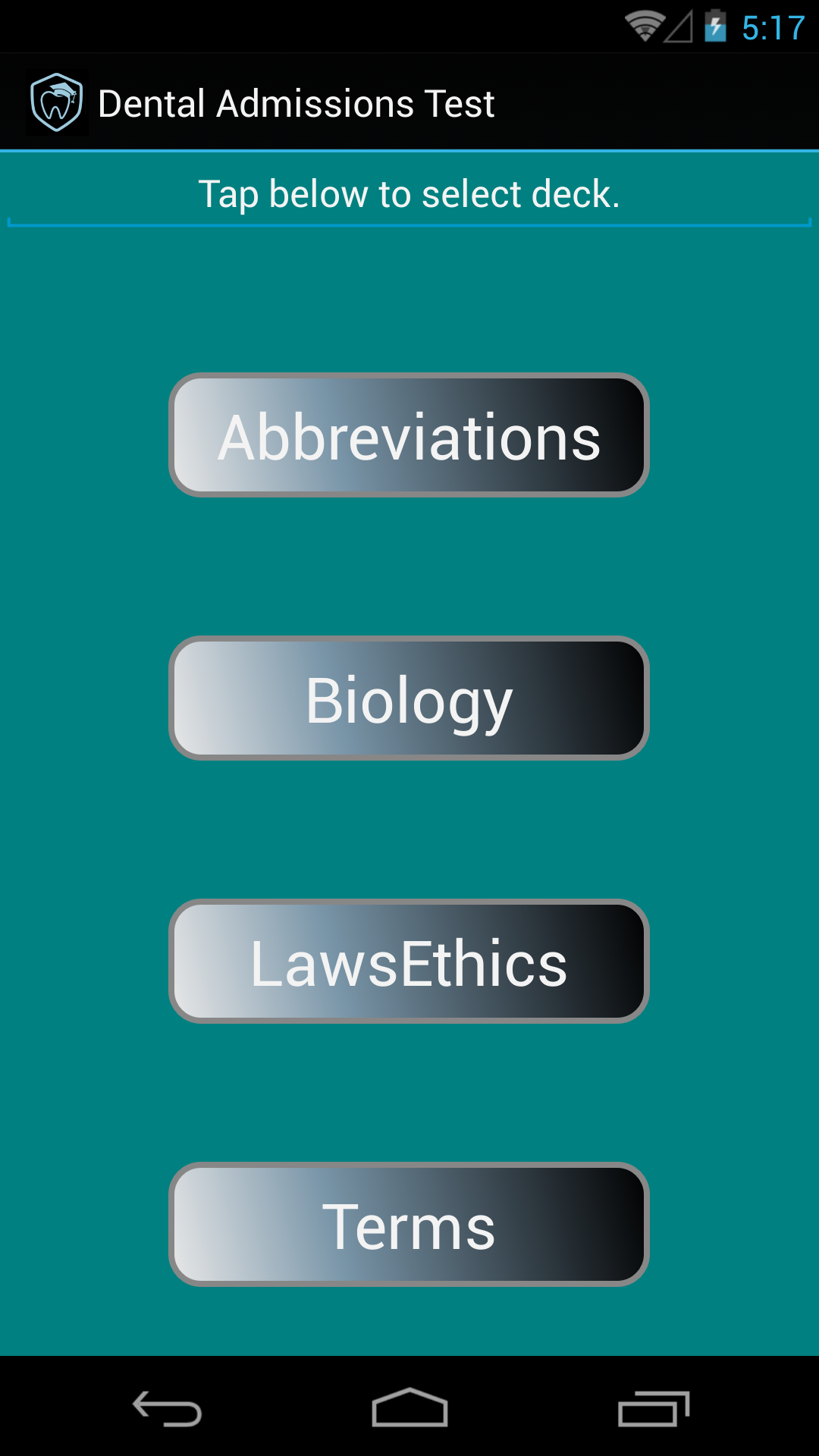 Dental Admissions Test - App on Amazon Appstore