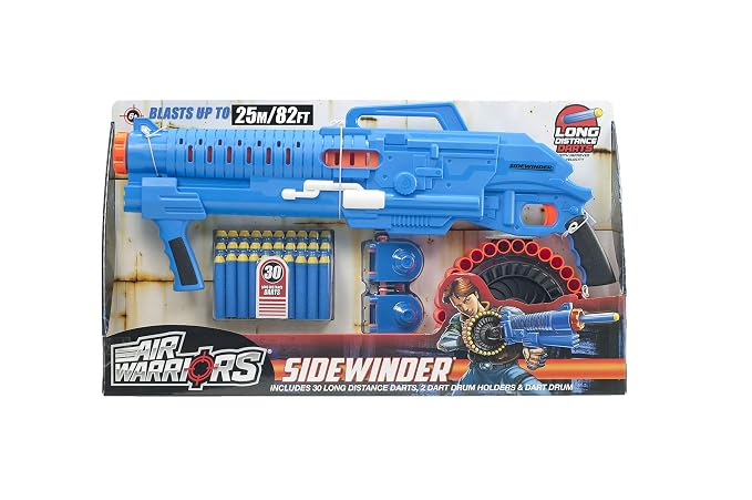 Air Warriors Sidewinder Blaster Gun for Kids 8+ & Above, Multicolor ...