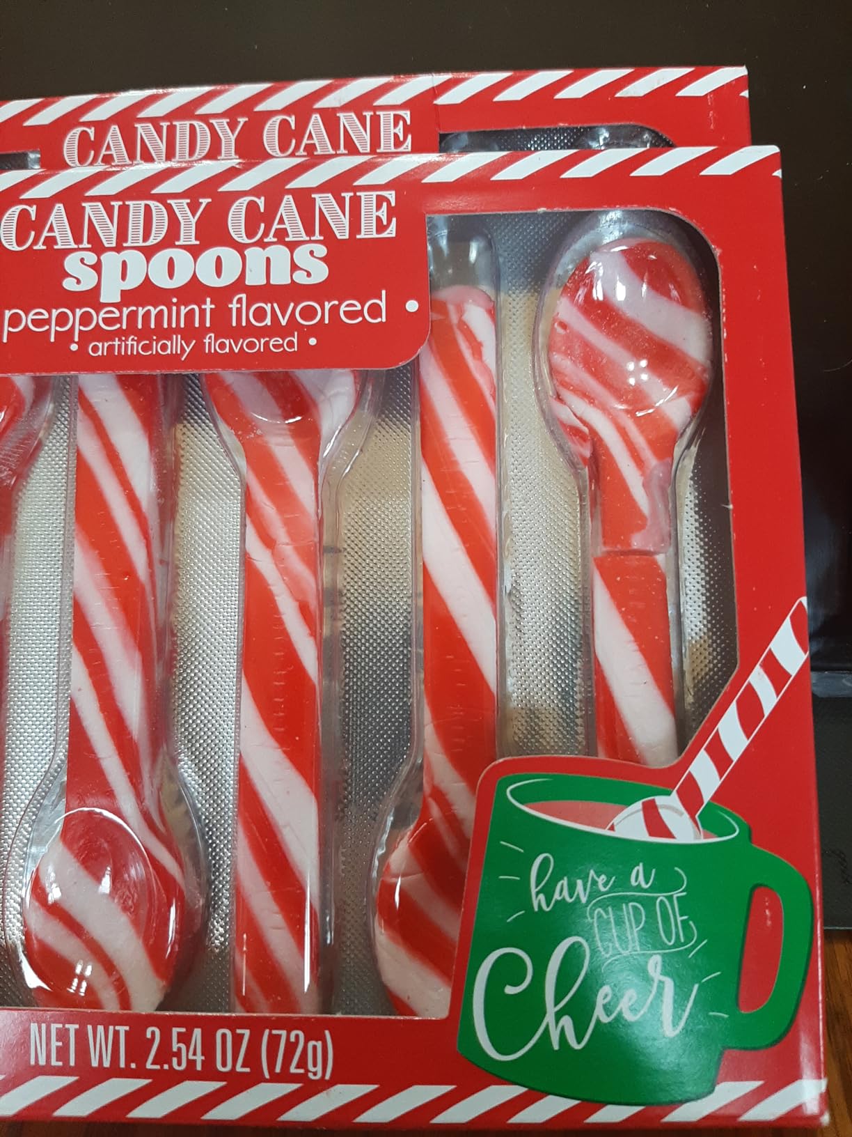 Amazon.com: Candy Cane Peppermint Spoons – 1 doz – (2 packs of 6 ...