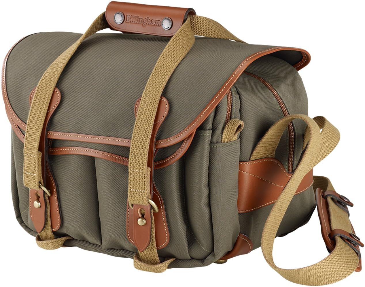 Amazon.com : Billingham 225 FibreNyte Canvas Bag for Camera - Sage/Tan : Camera Cases : Electronics