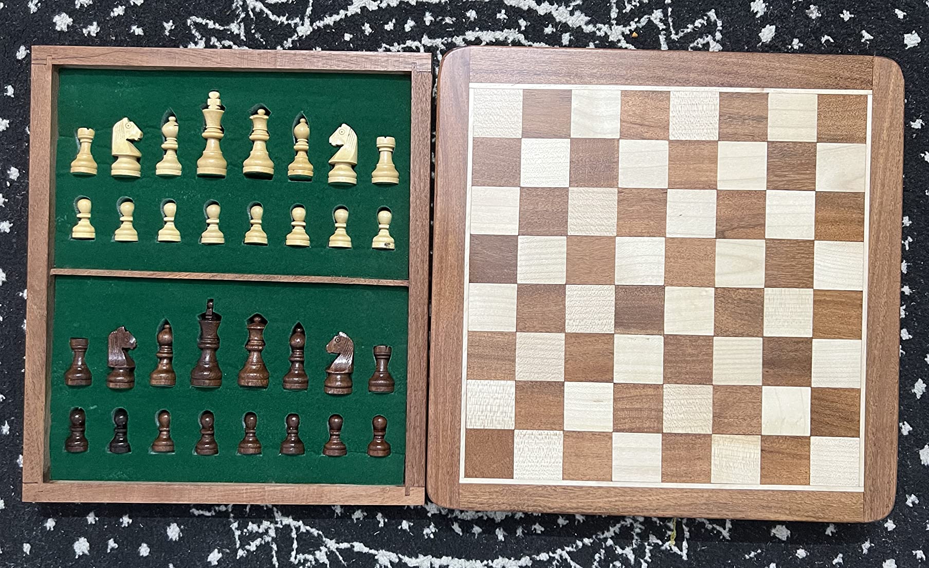 Buy Timberwings 12" Wooden Chess Set with Drawer Style Storage with ...