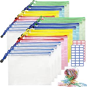 Amazon.com : 24 Pack Mesh Zipper Pouch : Office Products