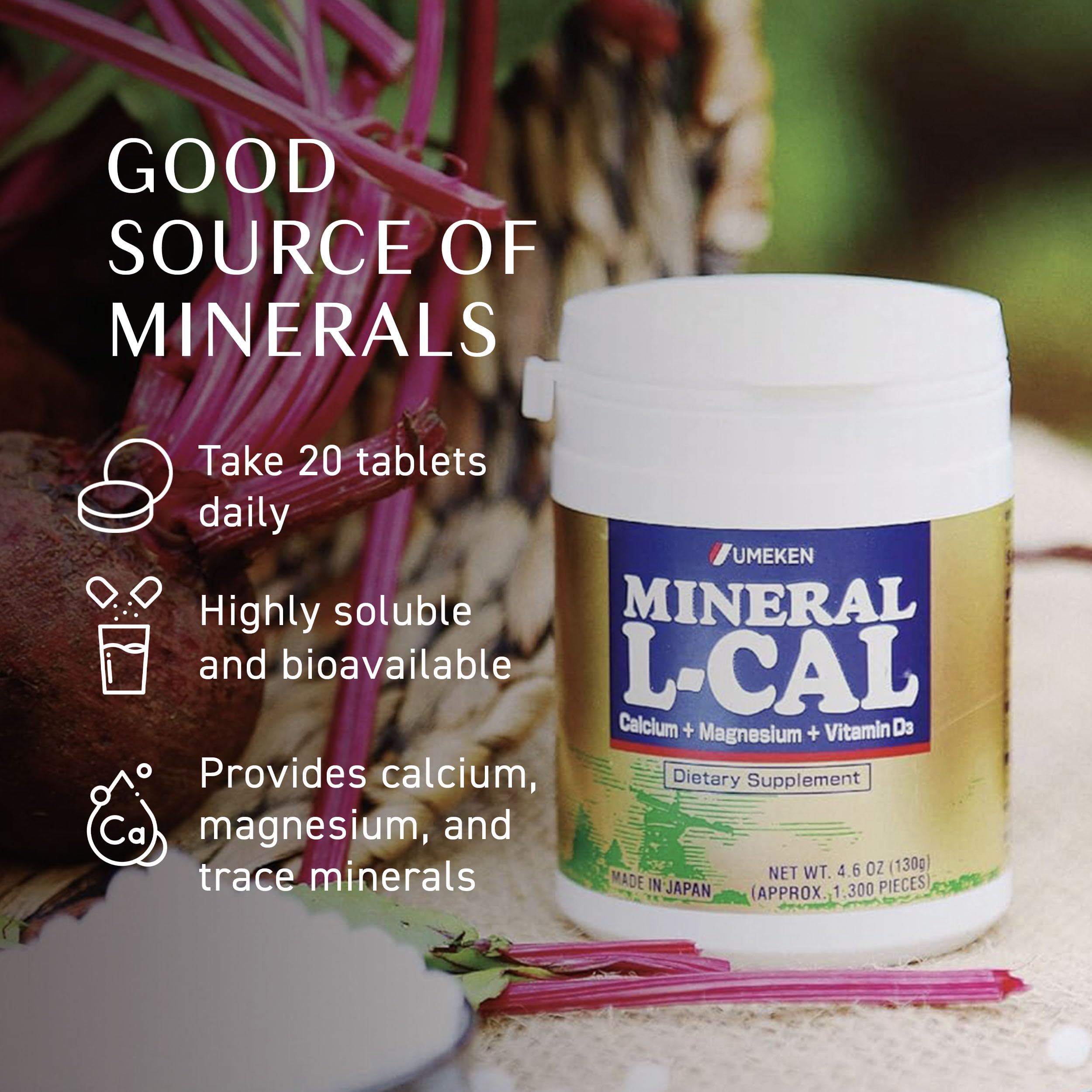 Snapklik.com : Umeken Mineral L-Cal Calcium