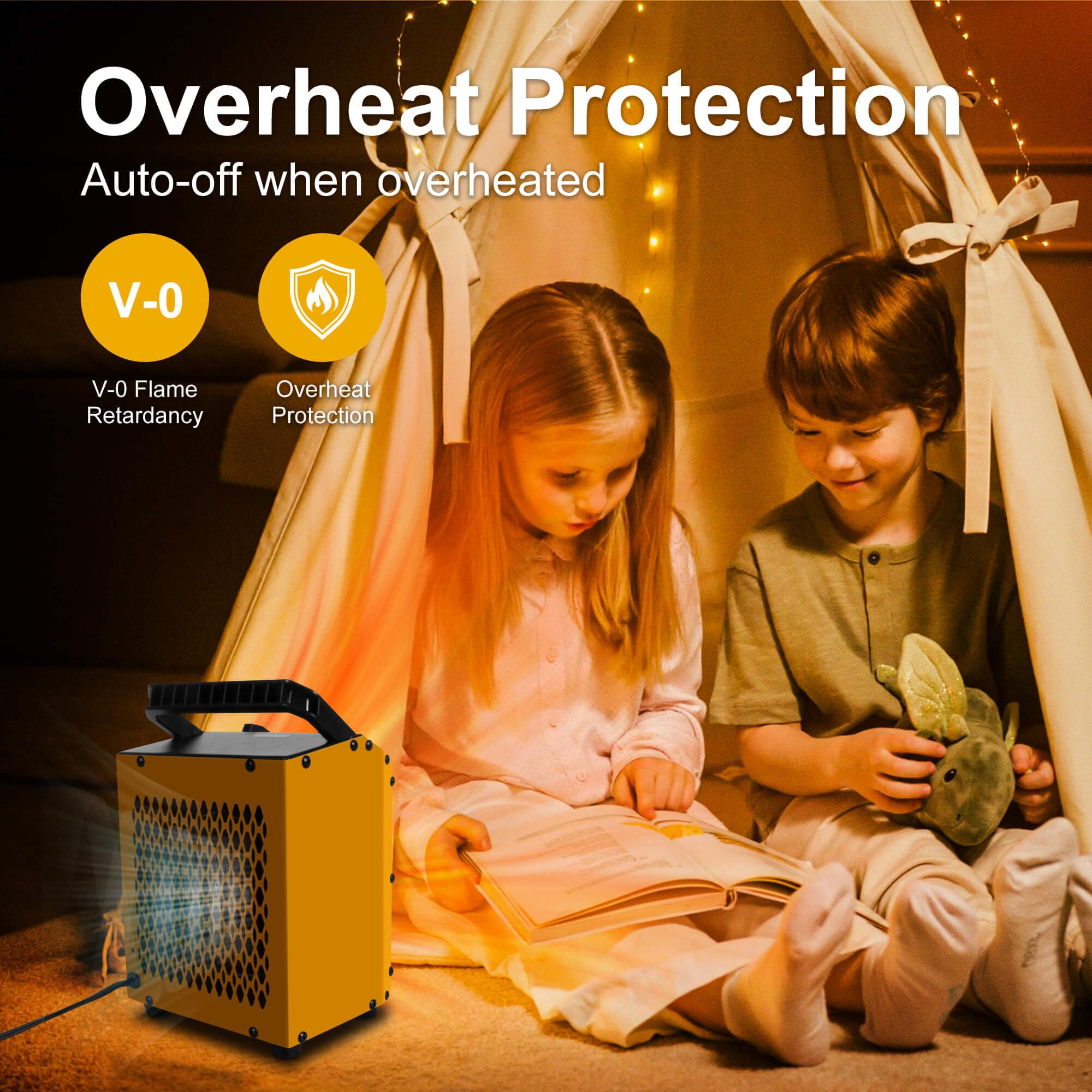 Snapklik.com : London Sunshine Utility Electric Portable Heater