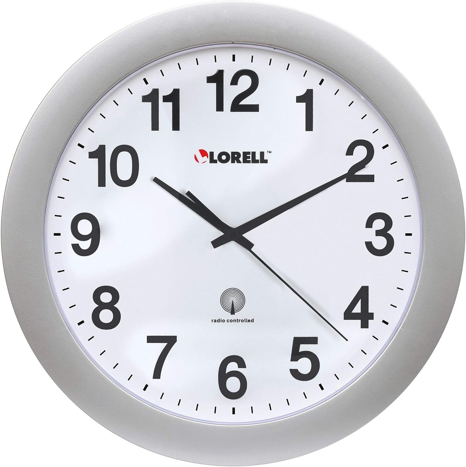 Amazon.com: Lorell LLR60996 Radio Controlled Arabic Numeral Analog Wall ...
