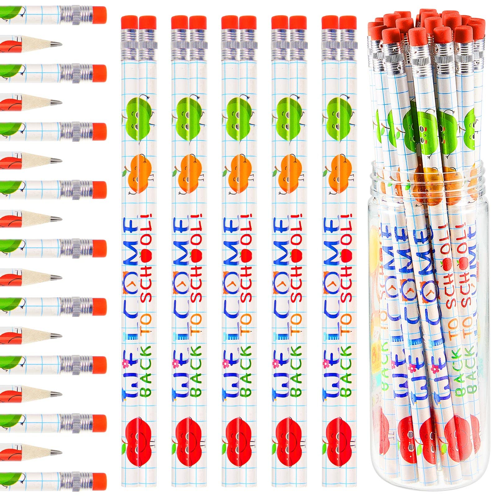 Queepe Welcome Back To School Pencils First Day Of School | Desertcart ...