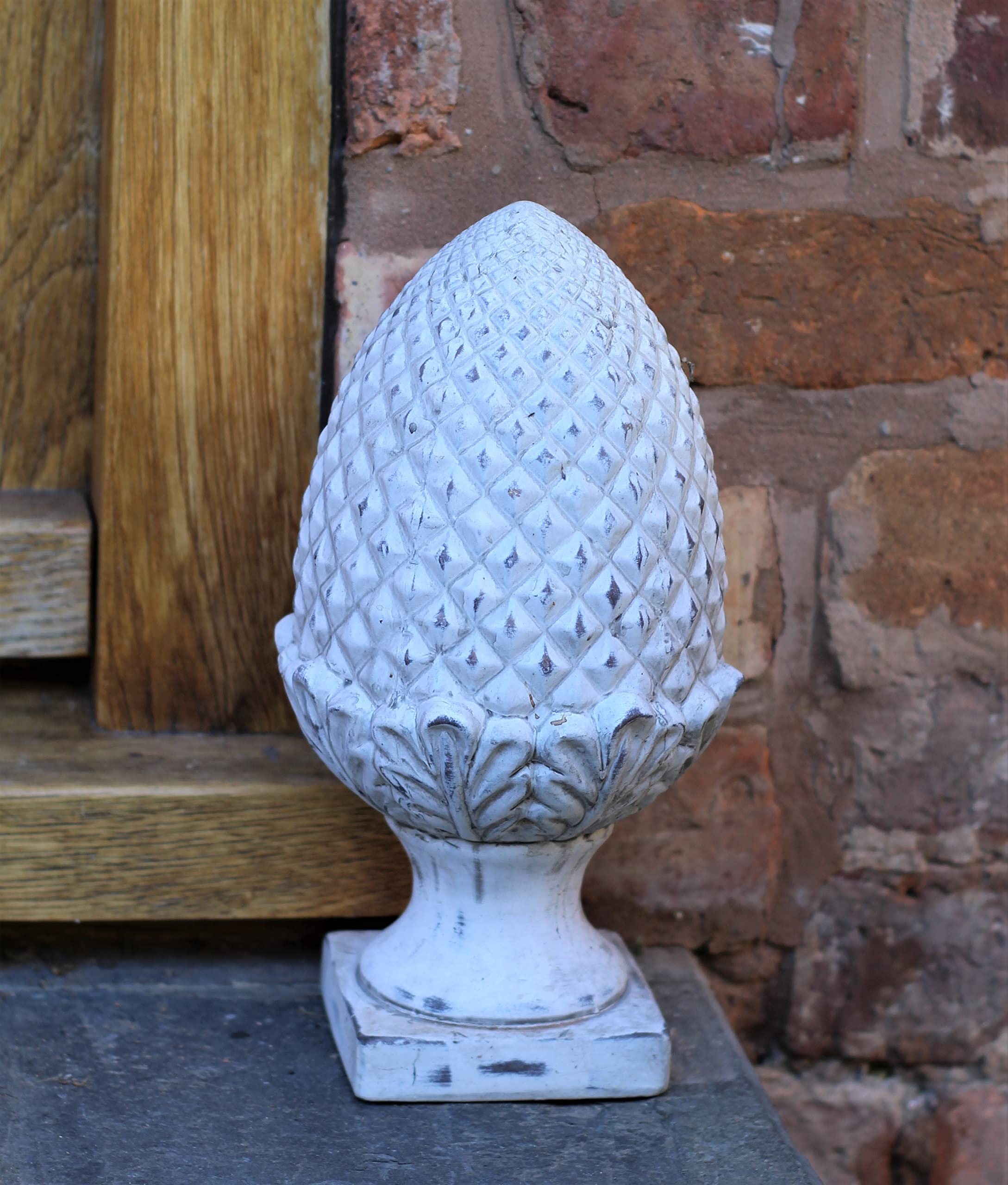 Outdoor Wooden Pineapple Finials Pair Acorn Finials | Acorn Ornament