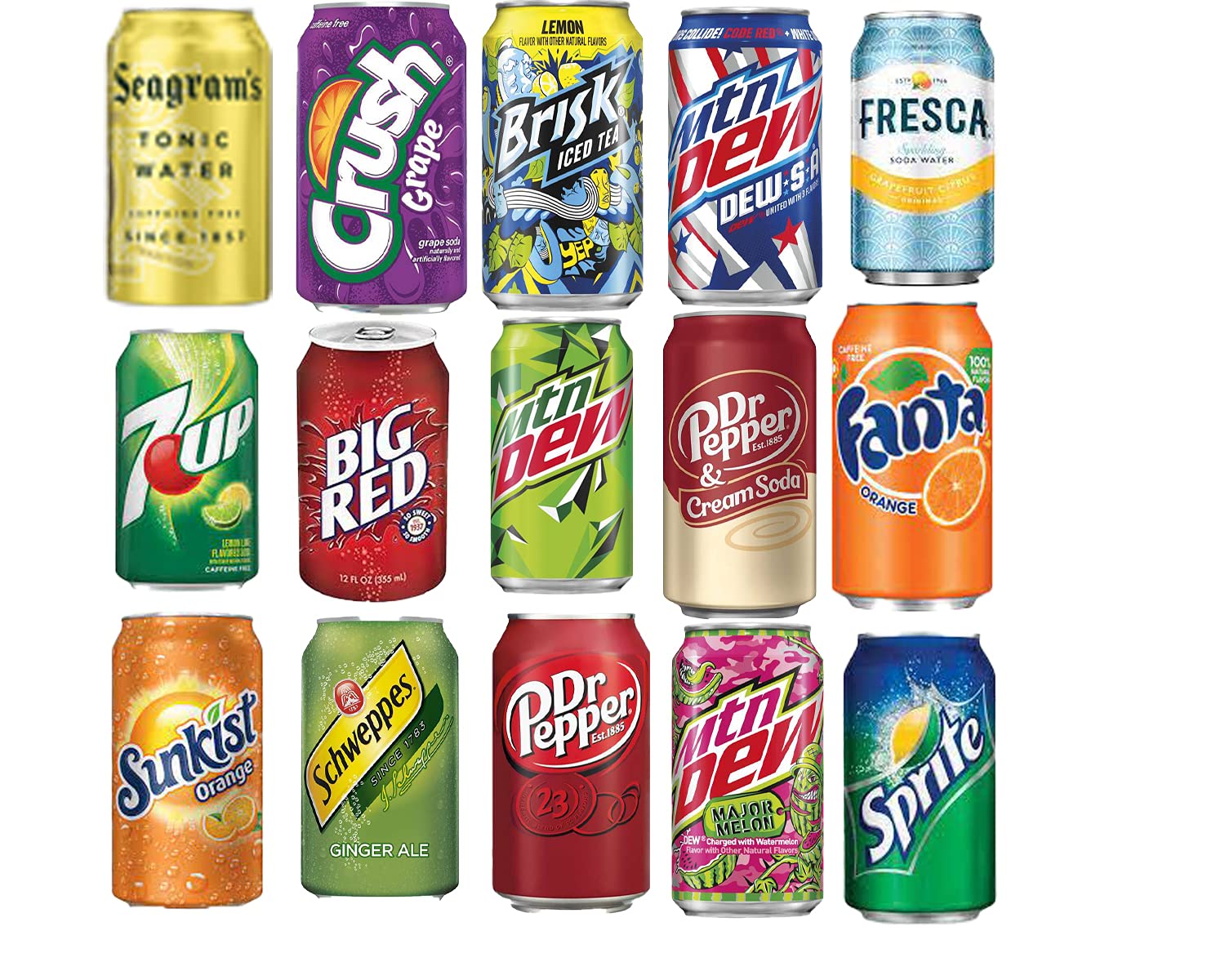 Buy EVAXO LUV BOX VARIETY SODA CANS , ORIGINAL 12 OZ , PACK OF 15 ...