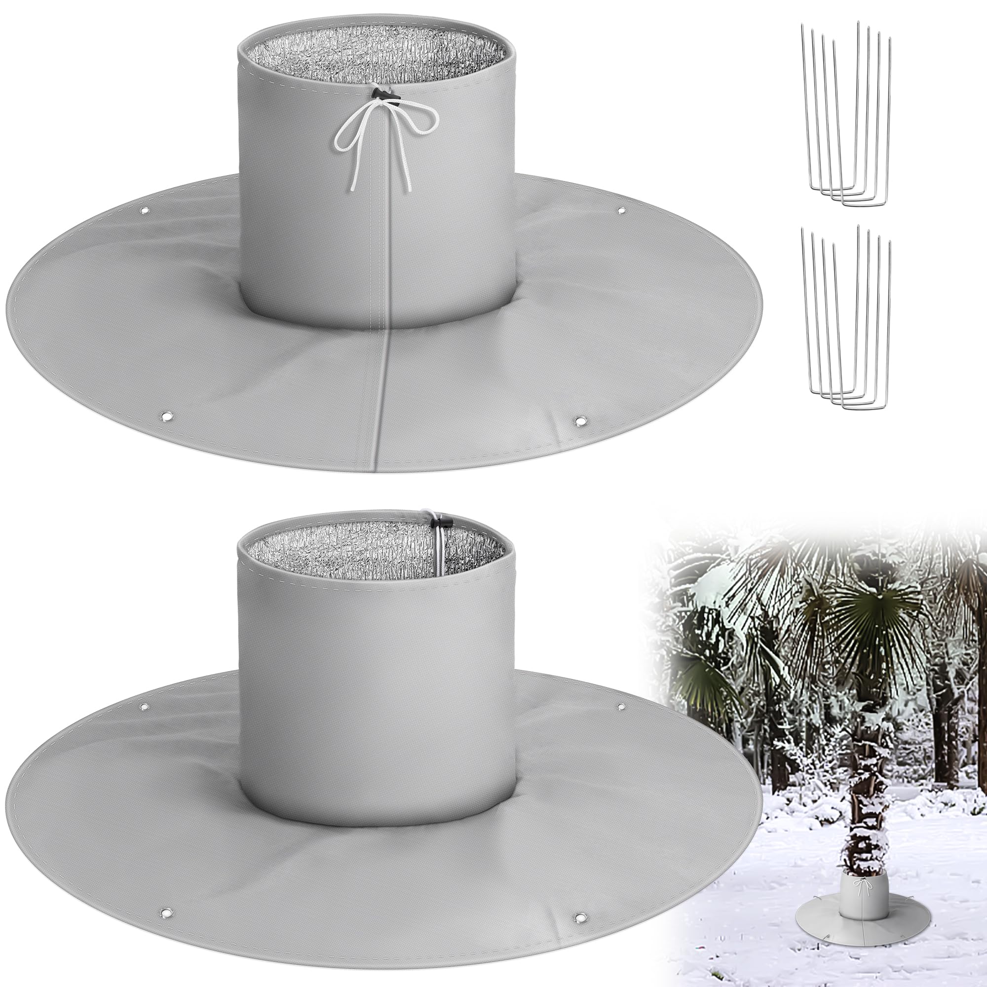 GIONAR Pack of 2 Winter Protection for Palm Trees Root - Tree Winter ...