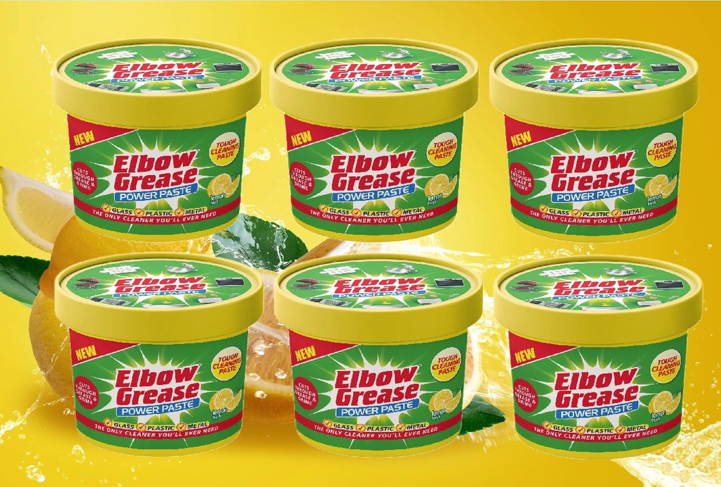 6 x Elbow Grease Cleaning Paste All Purpose Degreaser Tough Cleaner ...