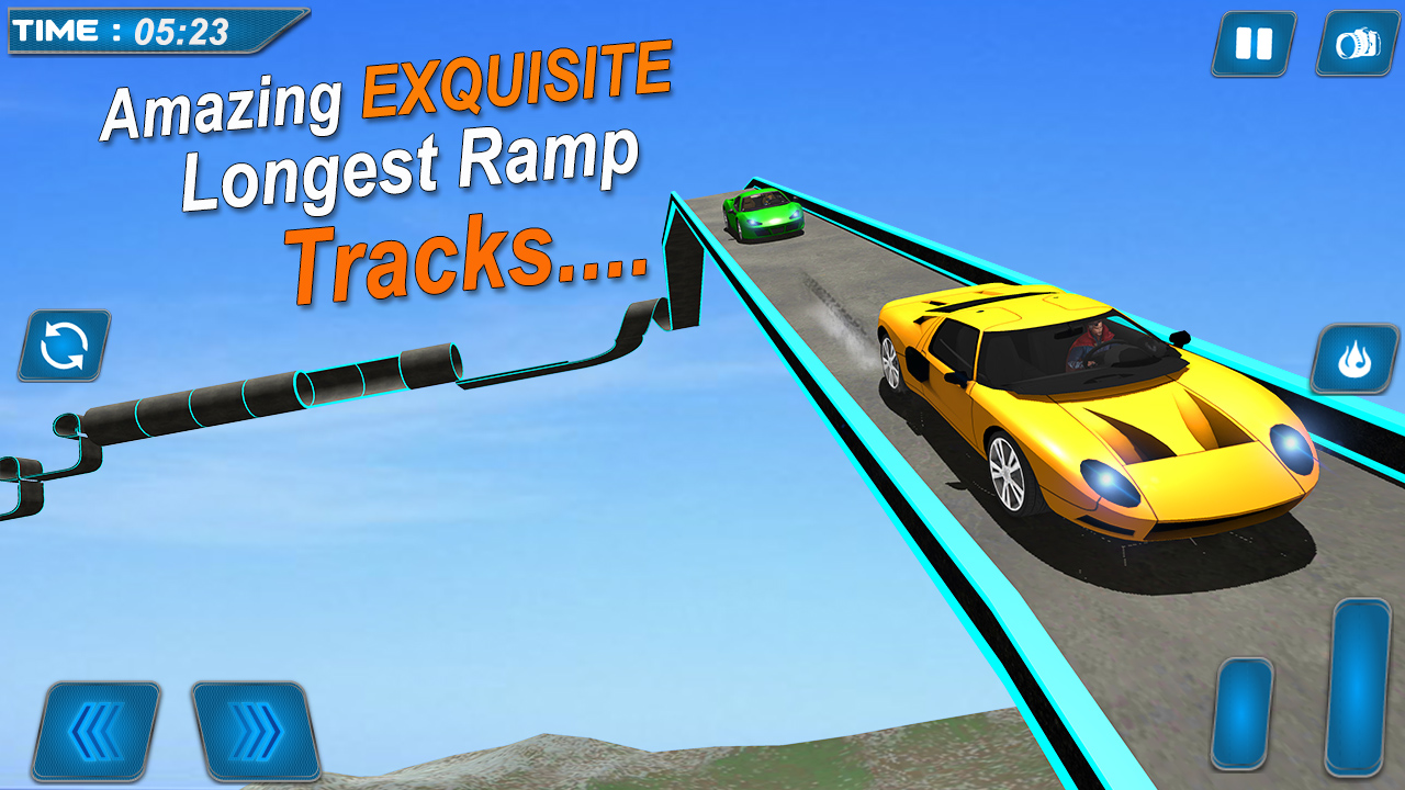 Mega Ramp Impossible GT Car Stunt Racing Games - Extreme Car Driving ...