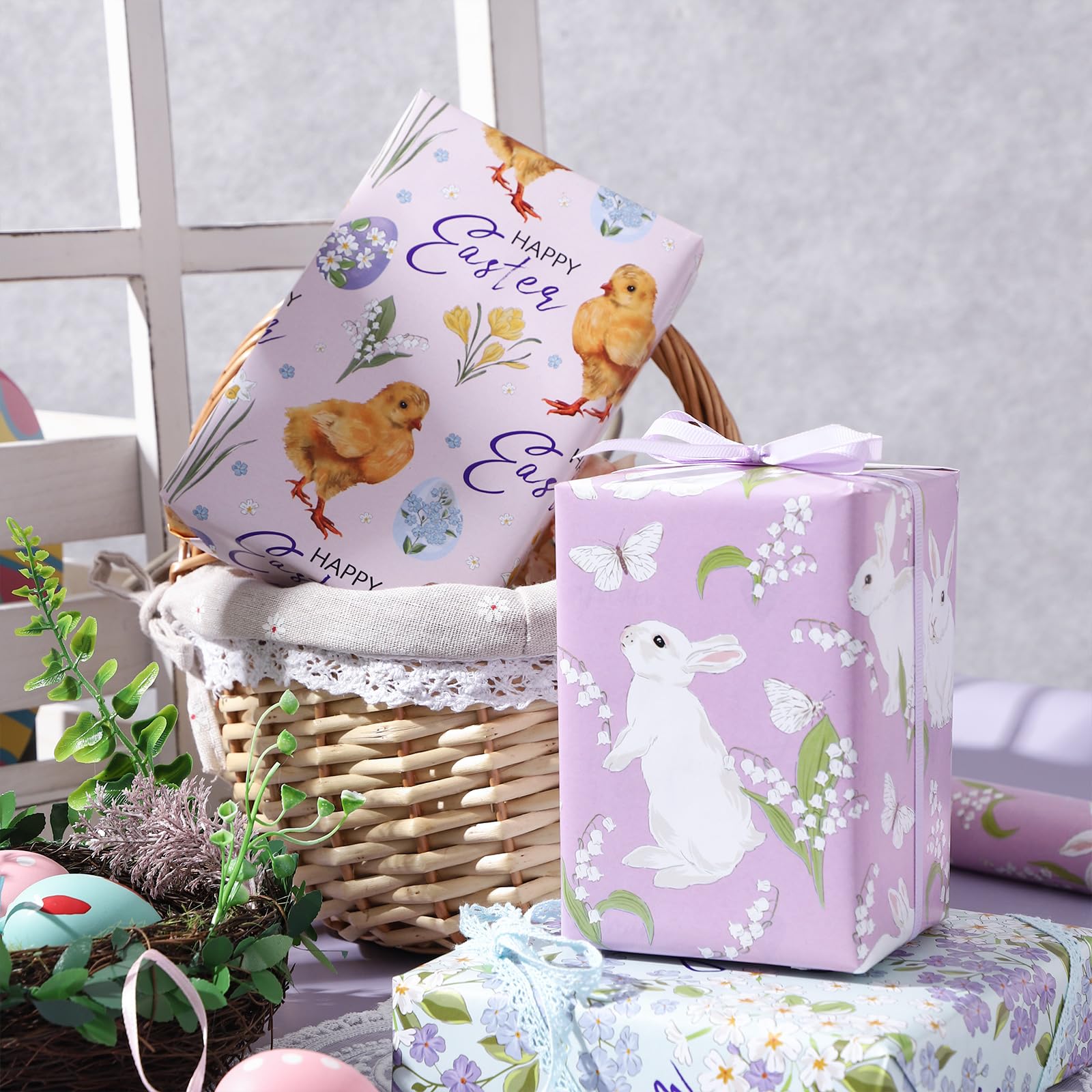 Snapklik.com : WRAPAHOLIC Easter Wrapping Paper Roll - Mini Roll - 3 ...