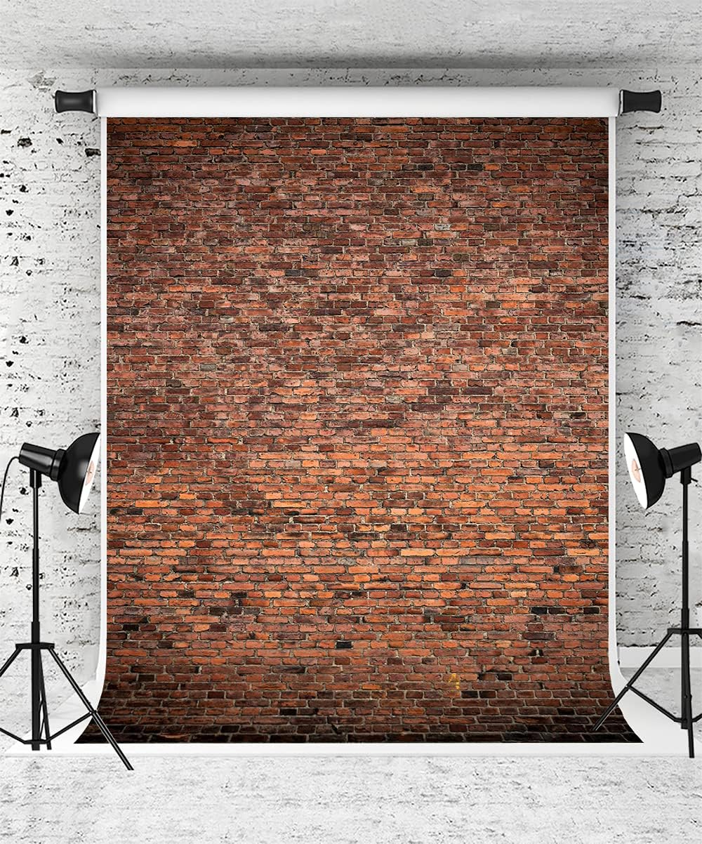 Amazon.com : Kate 5x7ft Retro Brick Wall Backdrop for Photography ...