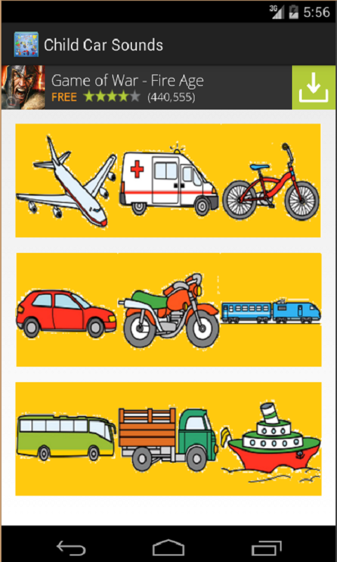 Vehicles Sounds for Children:Amazon.com:Appstore for Android