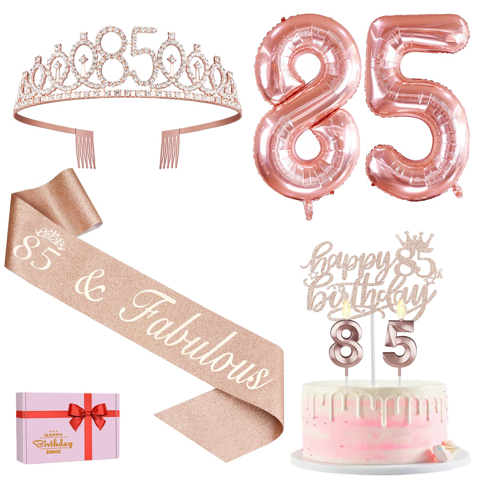 Amazon.com: 85th Birthday Party Decorations, Including 85th Birthday ...