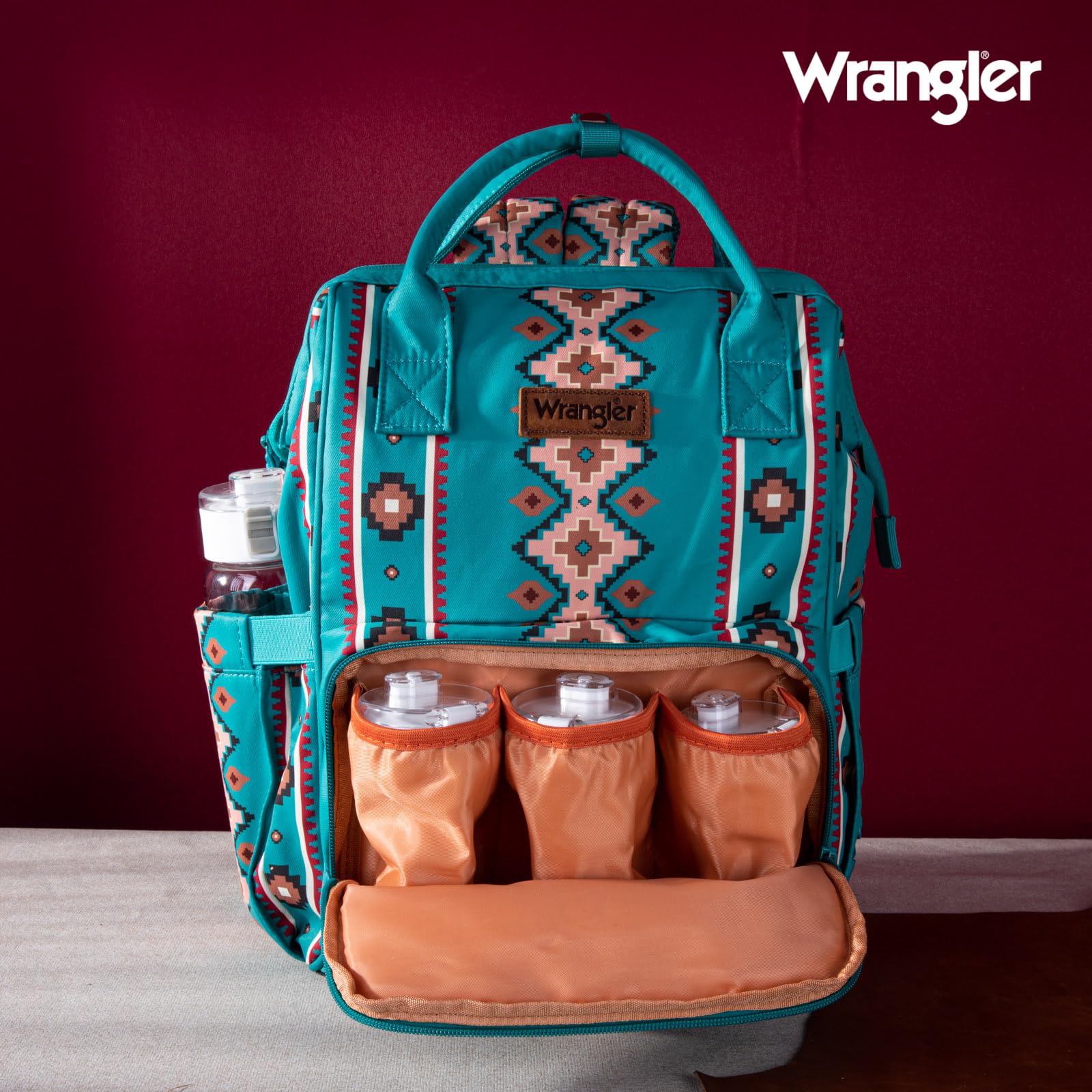 Snapklik.com : Montana West Wrangler Diaper Bag Backpack Aztec Travel ...