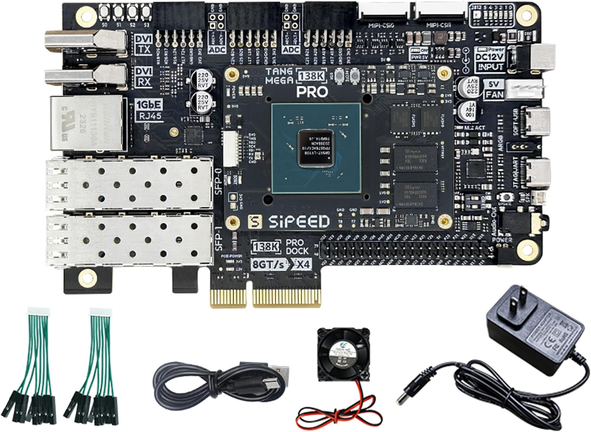Amazon.com: Sipeed Tang Mega 138K Pro Dock GW5AST RISC-V FPGA ...