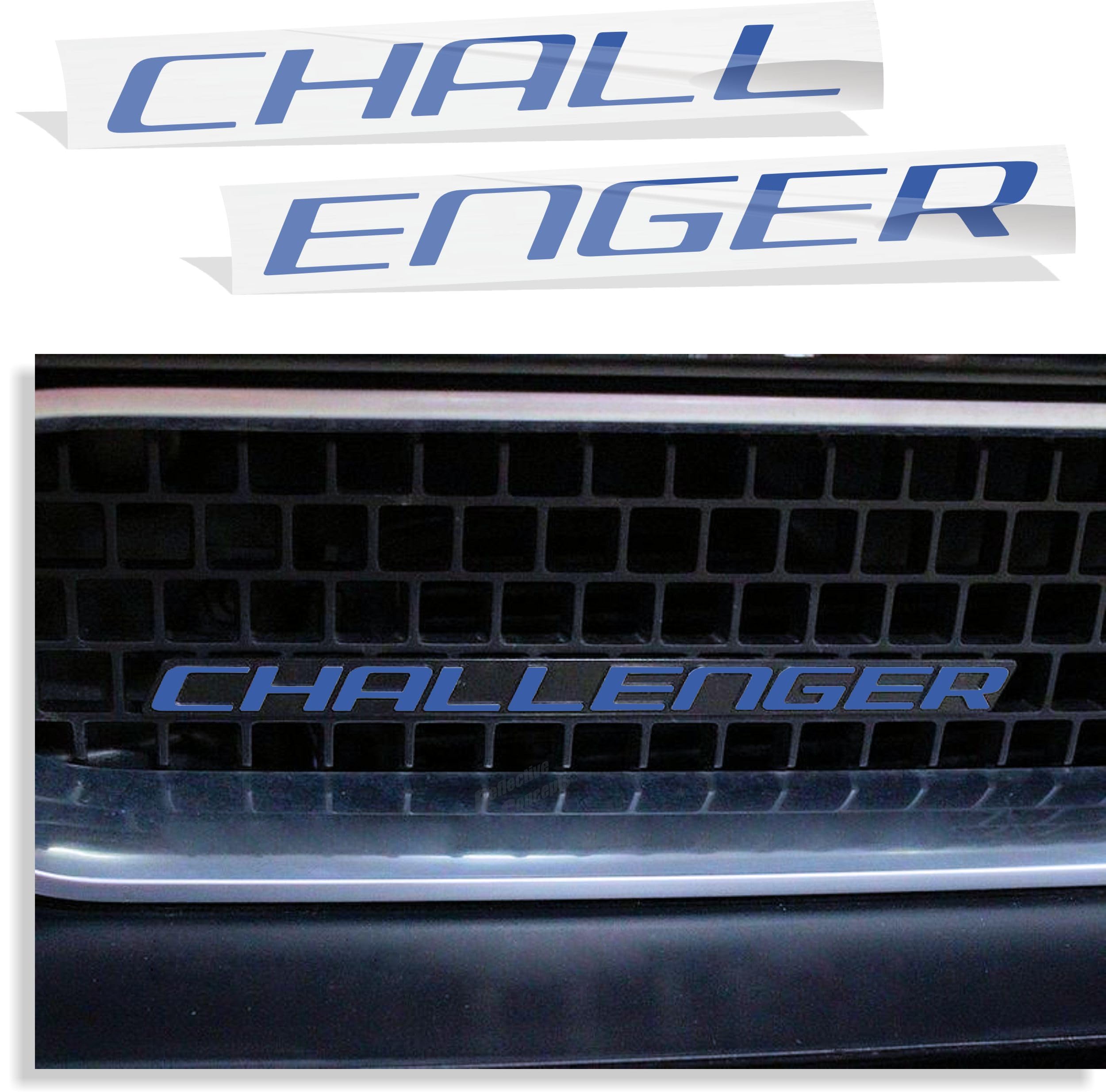 Amazon.com: Challenger Grille Emblem Overlay Decal - 08-14 Challenger ...