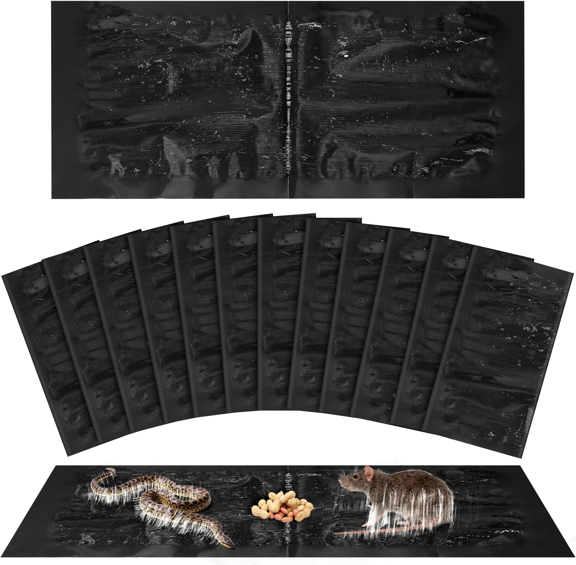 Amazon.com : 12 Pack Glue Mouse Traps Indoor for Home - Large Bulk Rat ...