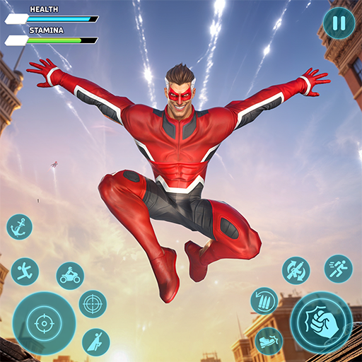 Flying Spider Rope Hero Rescue Mission - New Rope Hero Games 2025 - App ...