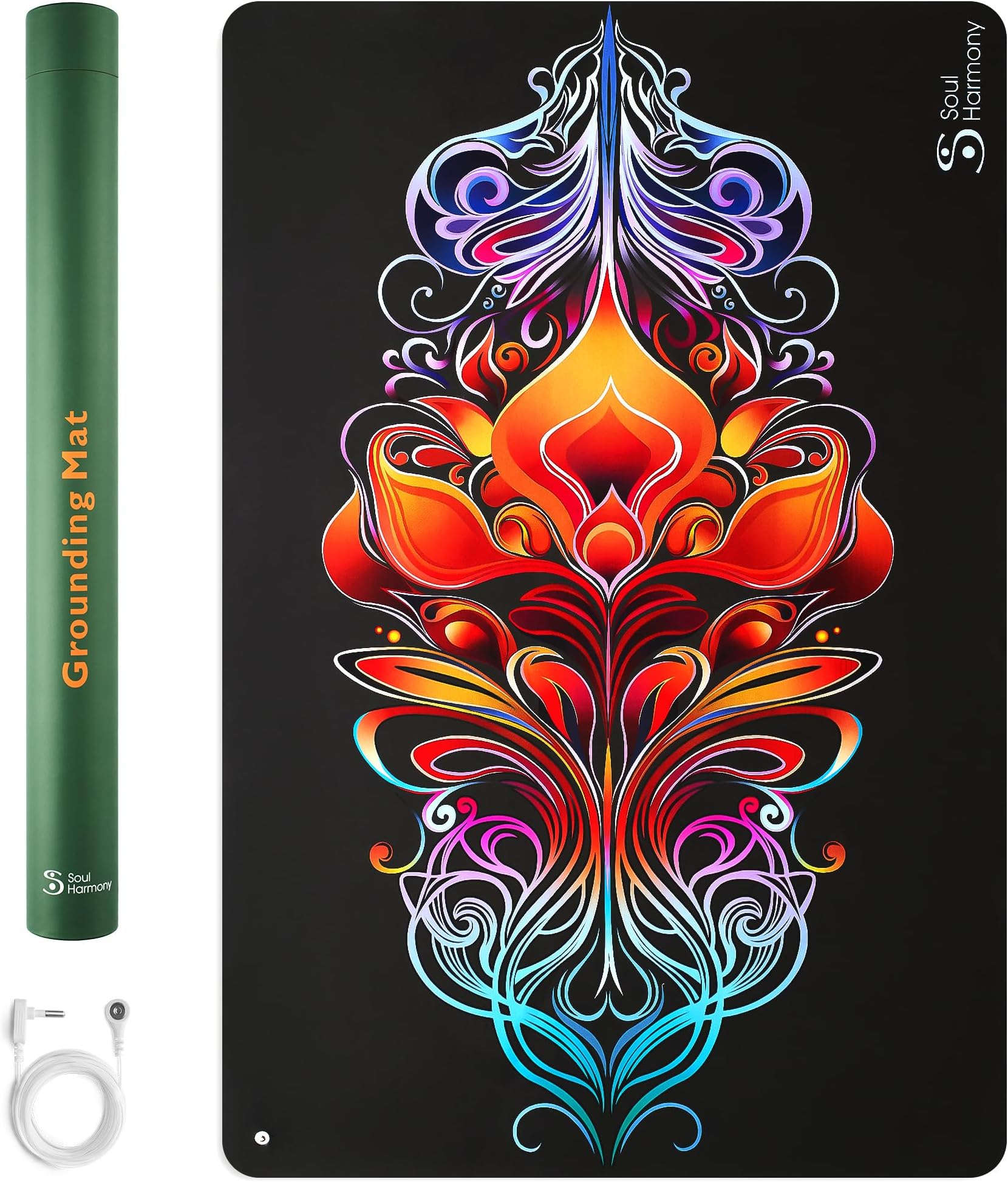 Amazon.com: Earthing Mat 23.6"x35.4" - Colored Grounding Pad for Feet ...