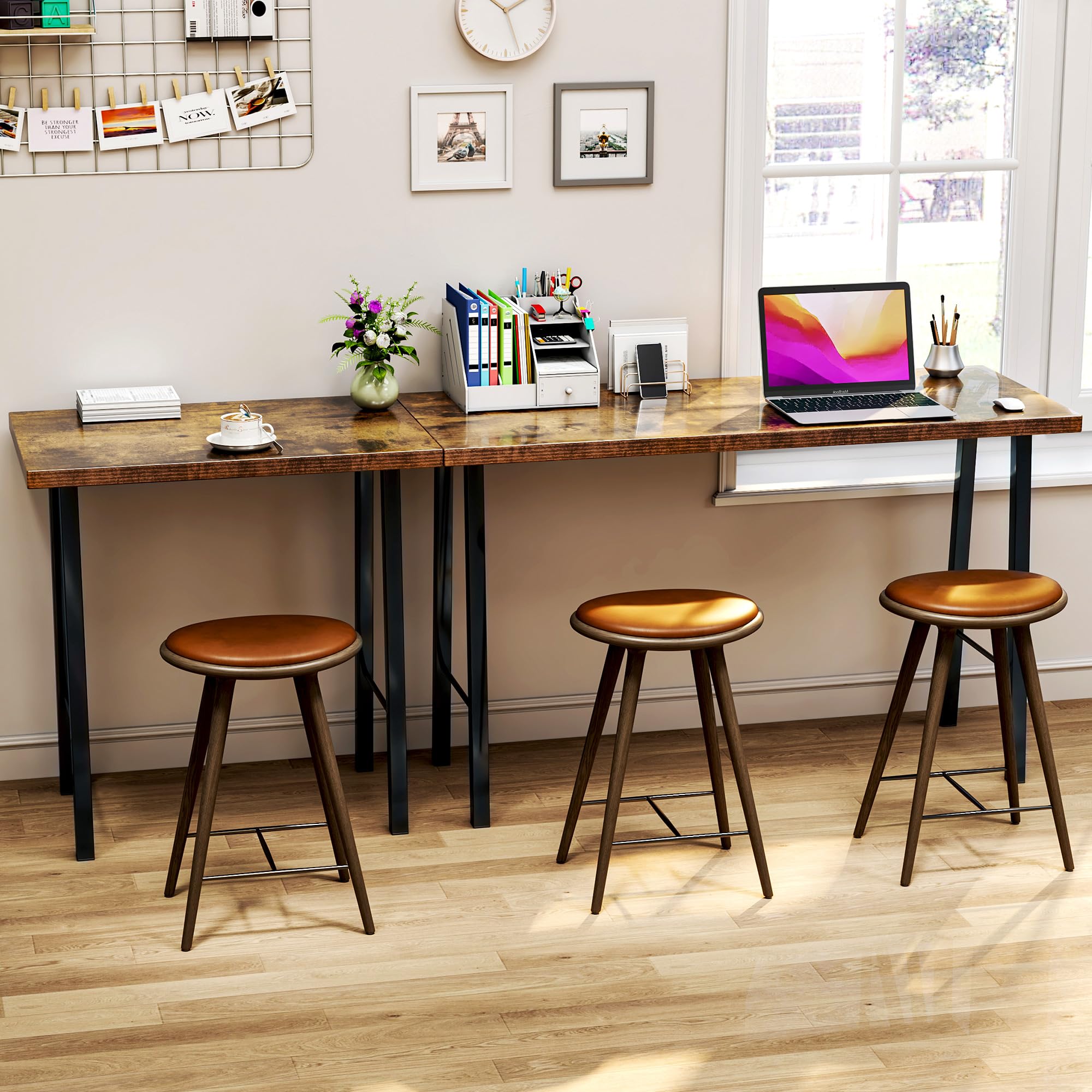 Snapklik.com : TC-HOMENY 34 Bar Table Legs - Furniture Legs Set Of 2 ...