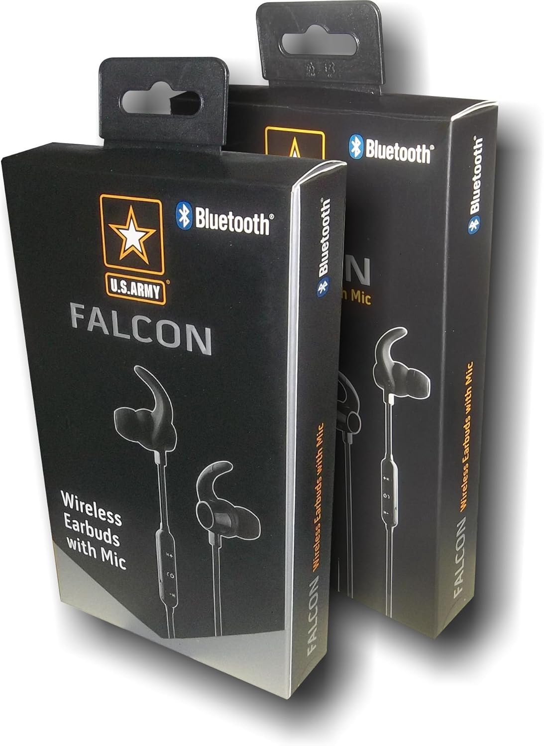 New Falcon US Army Bluetooth Wireless Earbuds w/mic Rechargeables : Buy ...