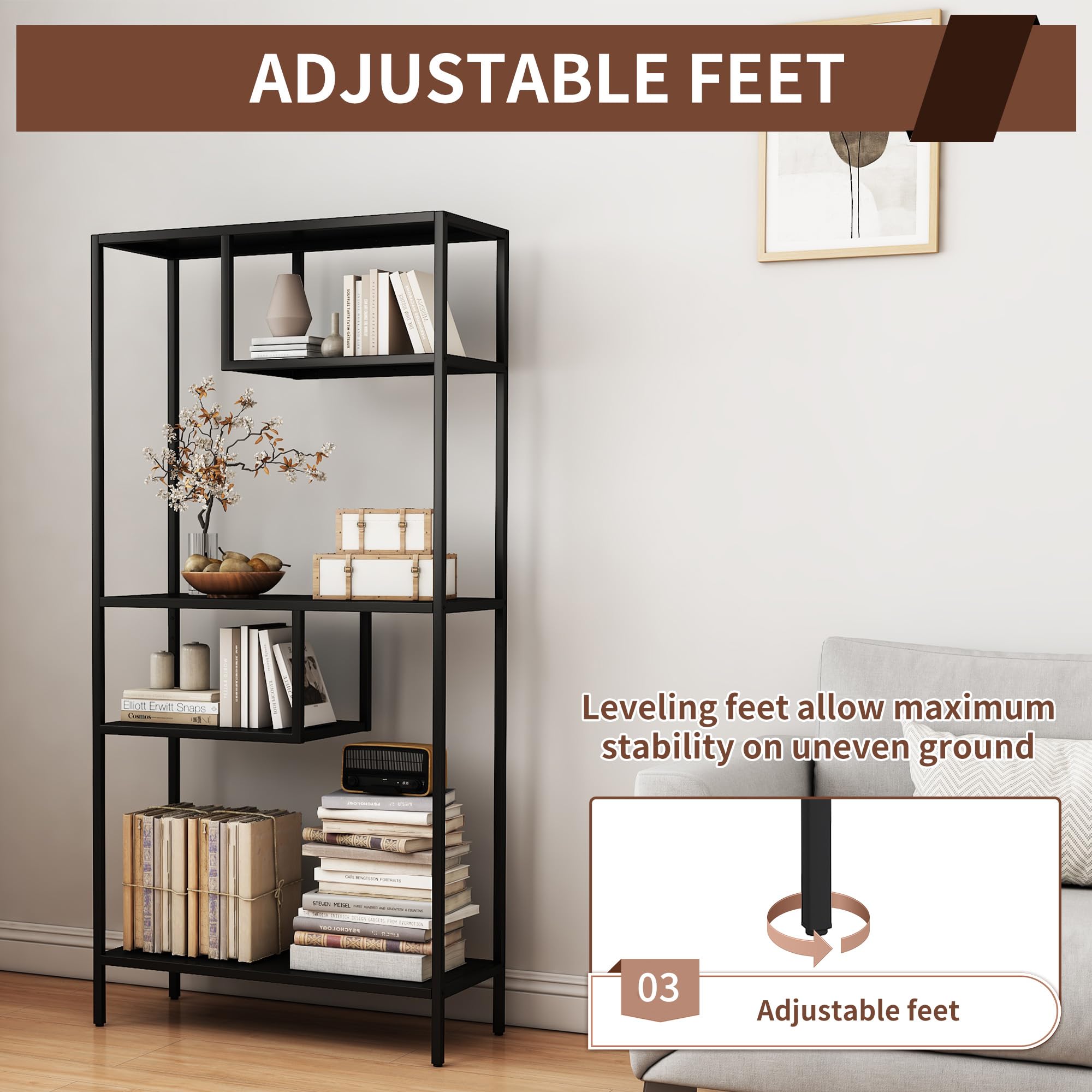 Decorative Metal Shelf Units