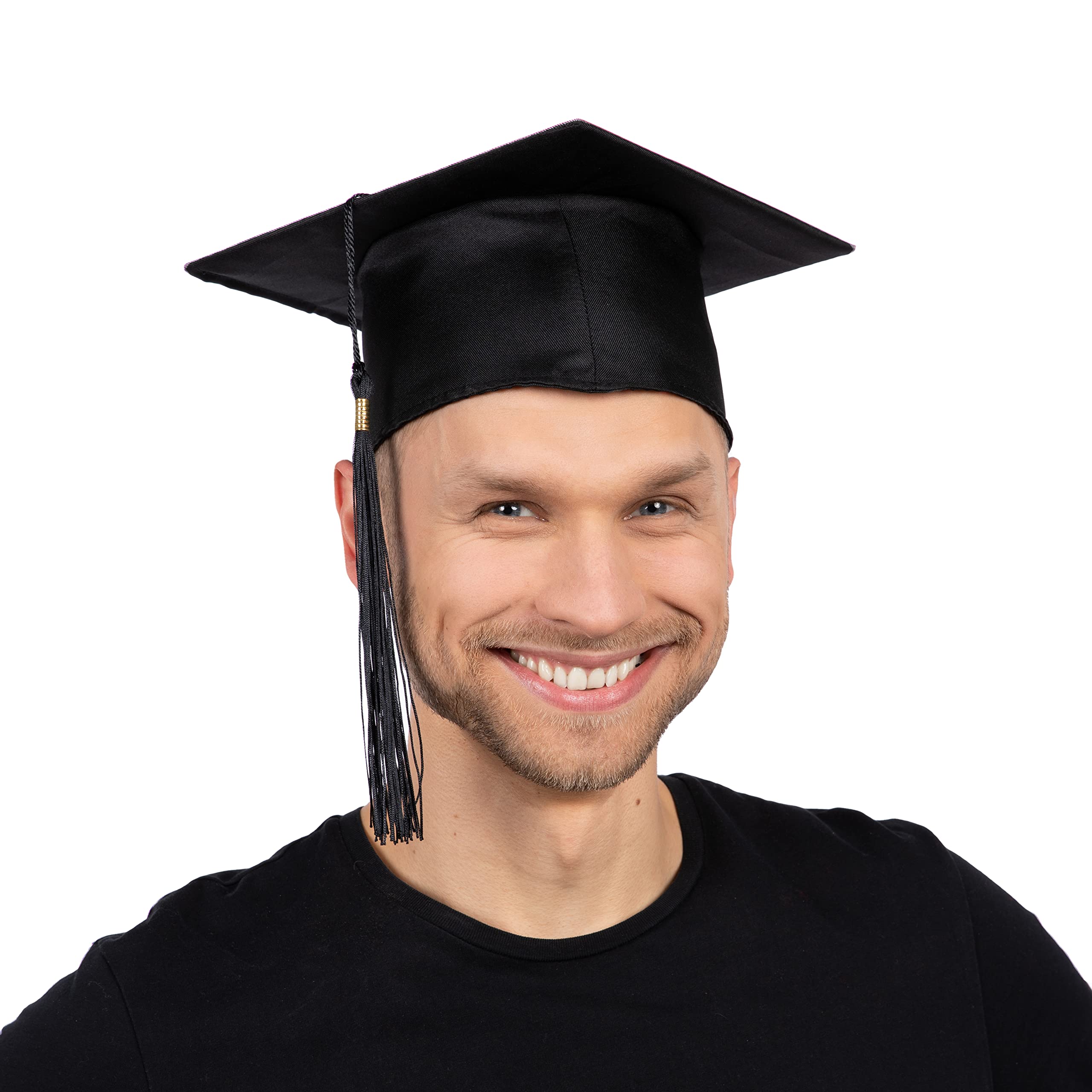 Graduation Black Hat Mortar Board Cap School College University Fancy ...
