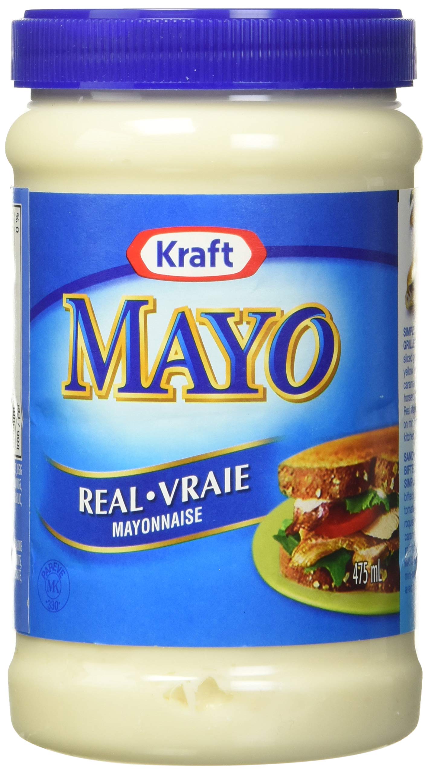 Vraie mayonnaise Mayo Kraft, 475 ml : Amazon.ca: Grocery & Gourmet Food