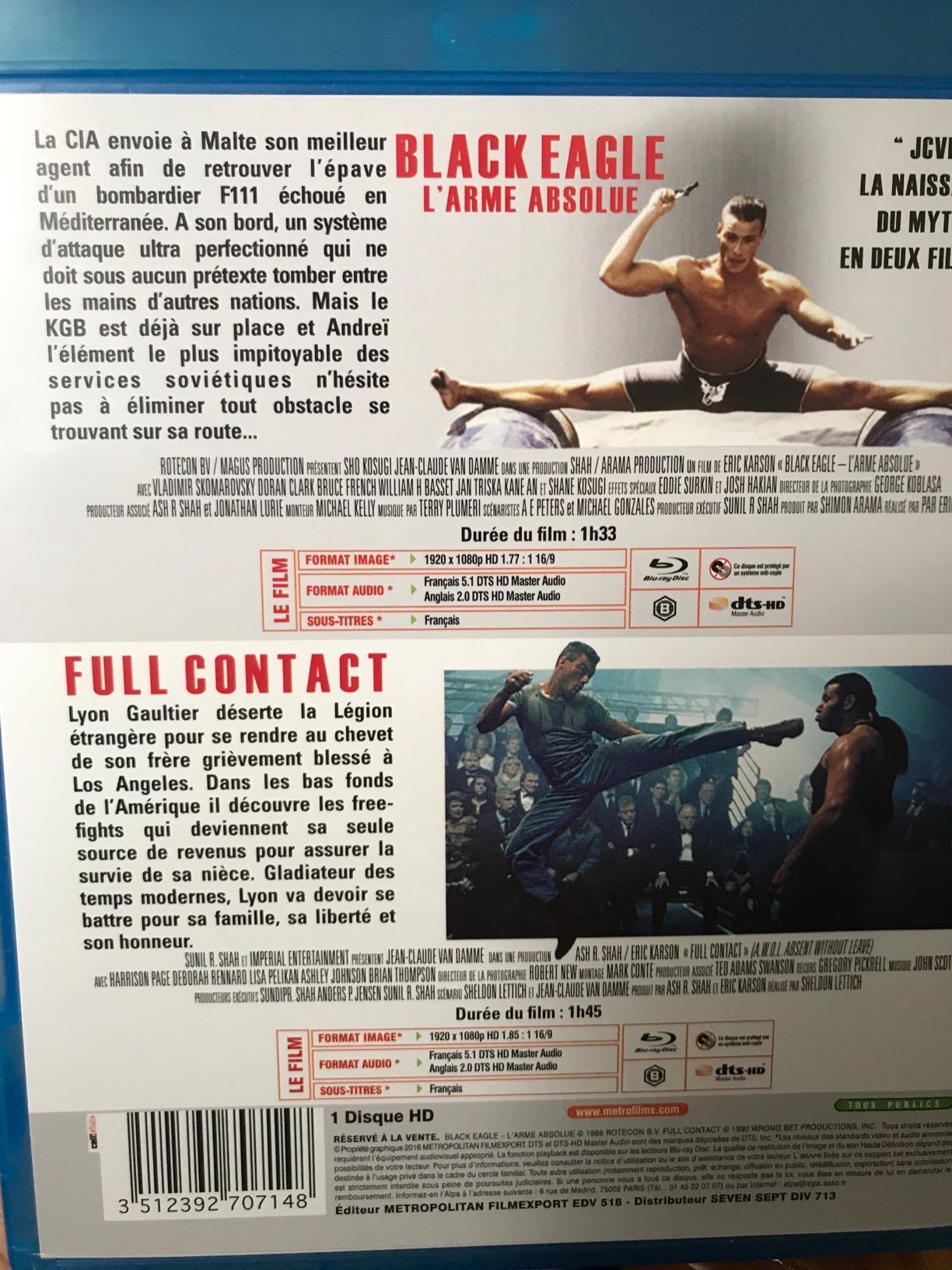 Full Contact [VHS] : Van Damme, Jean-Claude, Page, Harrison, Rennard ...