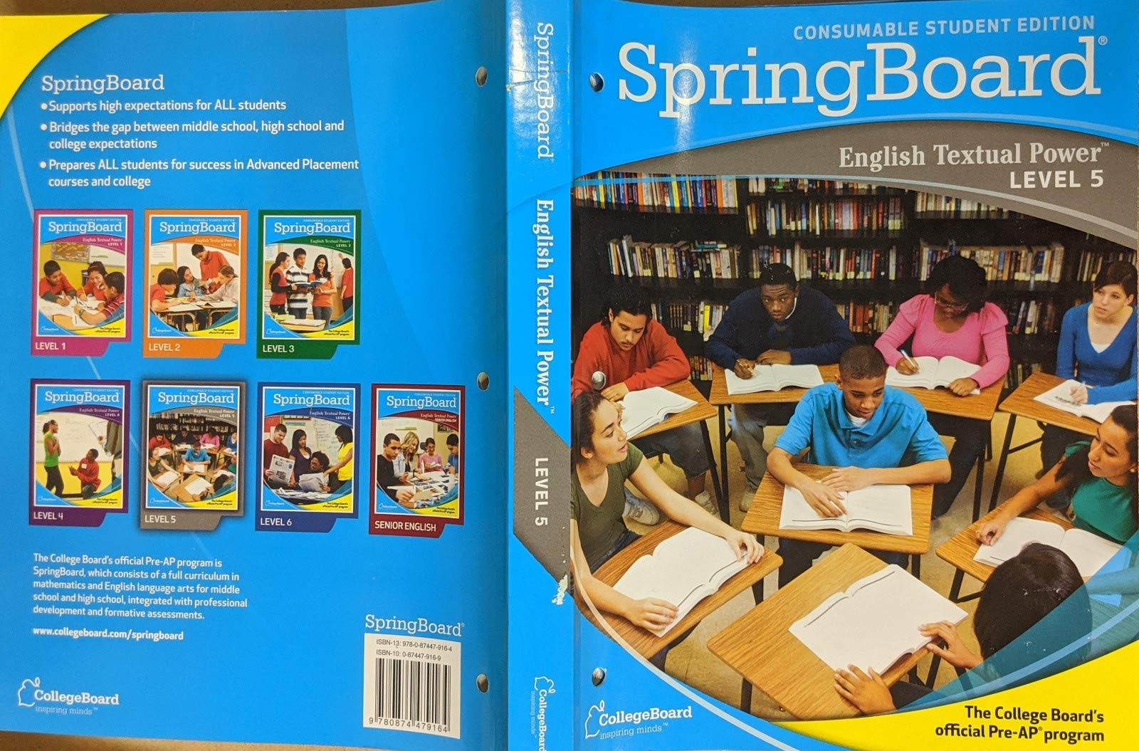 Spring Board Level (English Textual Power) Lvl 5 (The College Board's ...