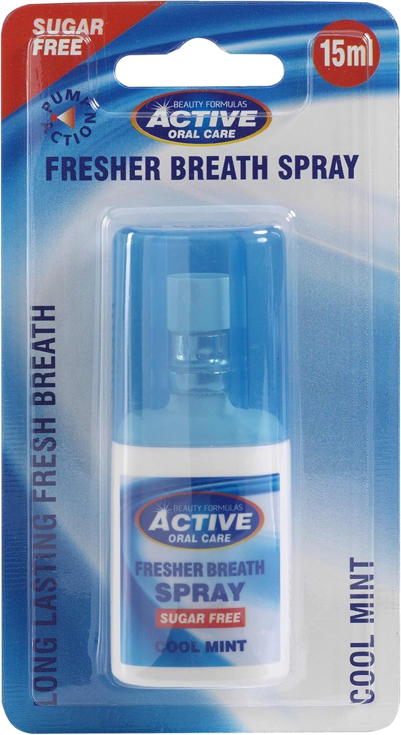 ACTIVE SUGAR FREE COOL MINT FRESH BREATH SPRAY : Amazon.co.uk: Home ...