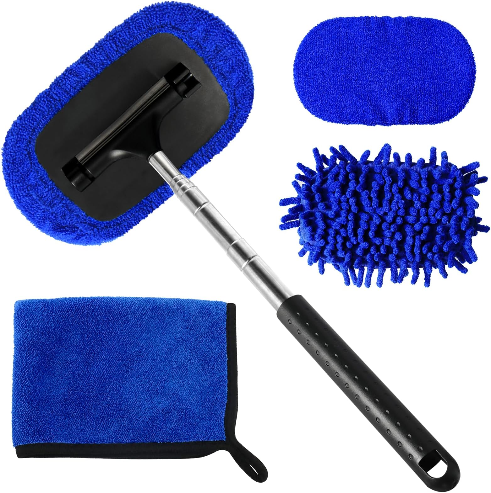 Amazon.com: WASHEASY Glass Windshield Cleaner Tool, Kit - Extendable 20 ...
